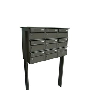 Aluminium multiple letterboxes - Mailbox Design