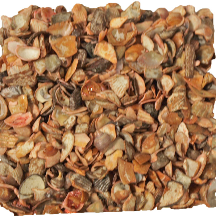 Gebroken Schelpjes Oranje - 750gr zak - Aqua Natura