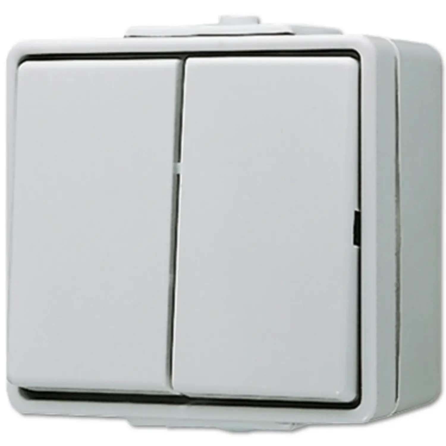 JUNG serieschakelaar 10A met onderbak IP44 WG600 - JUNGstore.nl