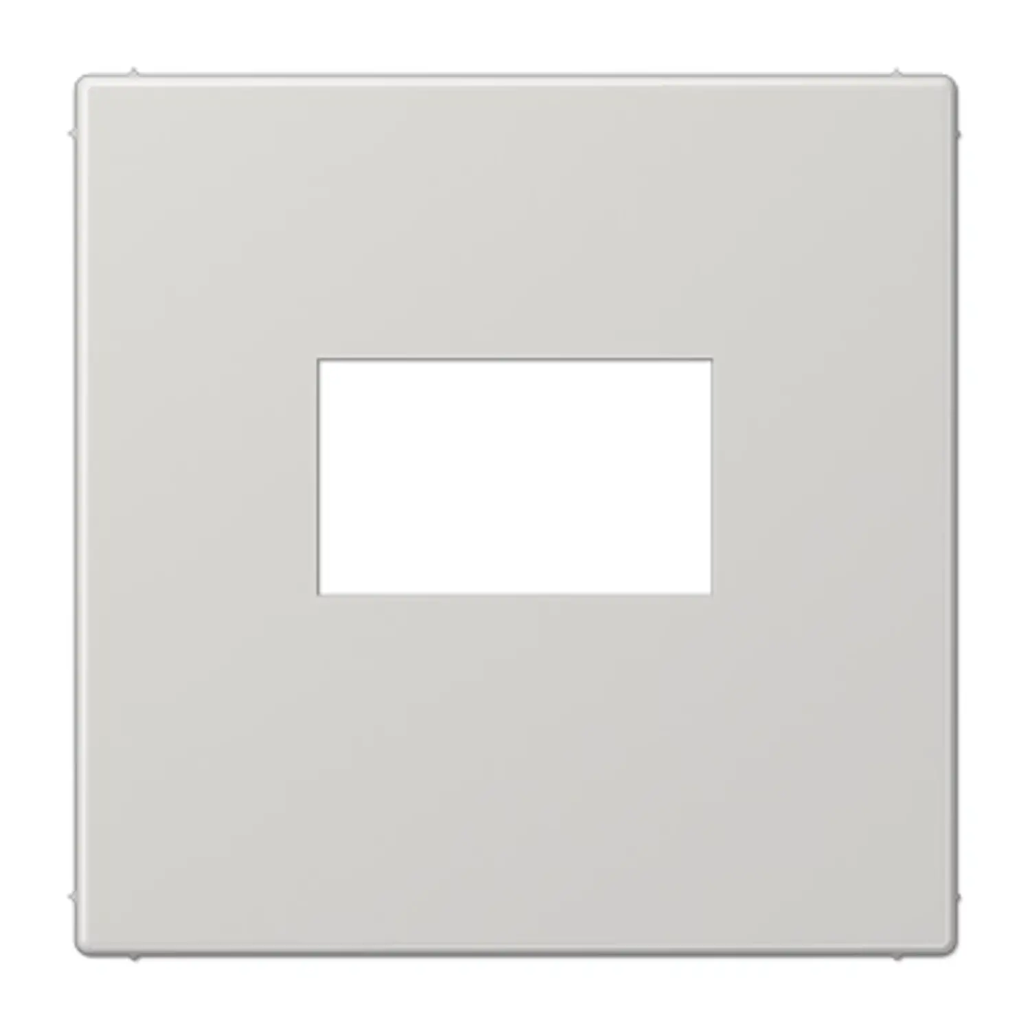 JUNG centraalplaat USB-lader met klikbevestiging LS990 lichtgrijs ...