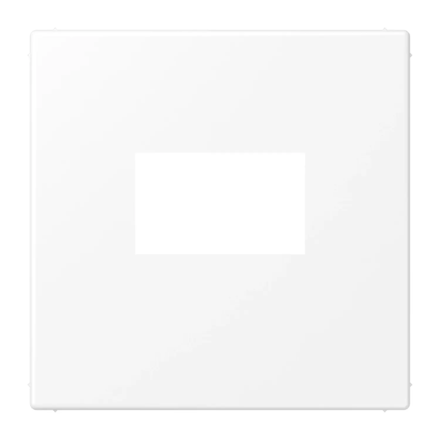 JUNG centraalplaat USB-lader met klikbevestiging LS990 sneeuwwit mat ...