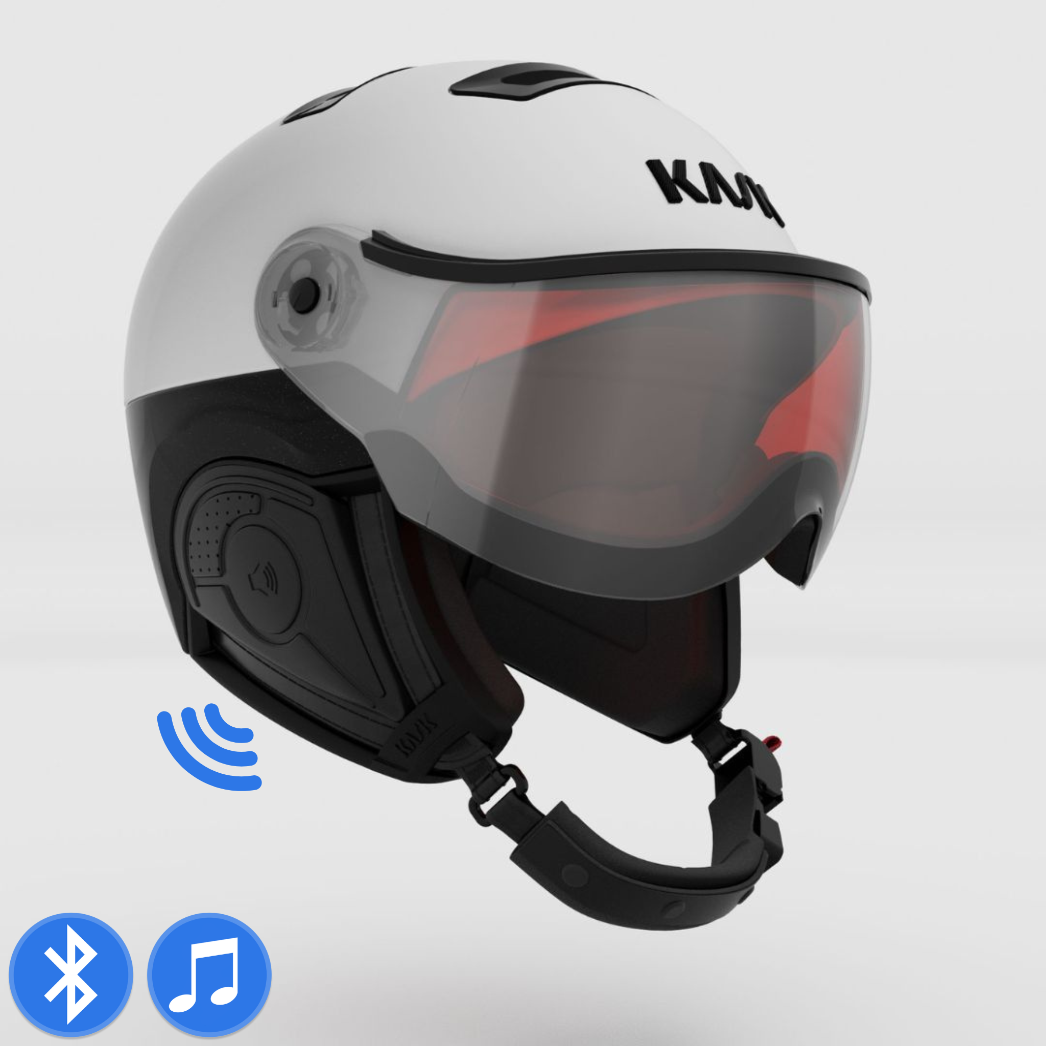 Kask Class Sport Visor Helmet – White - Photochrome Visor - Vibes Audio ...