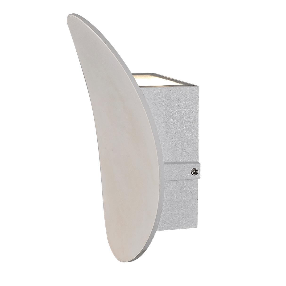 Design muurlamp buiten Ozzy - wit - PrikkabelLED.nl