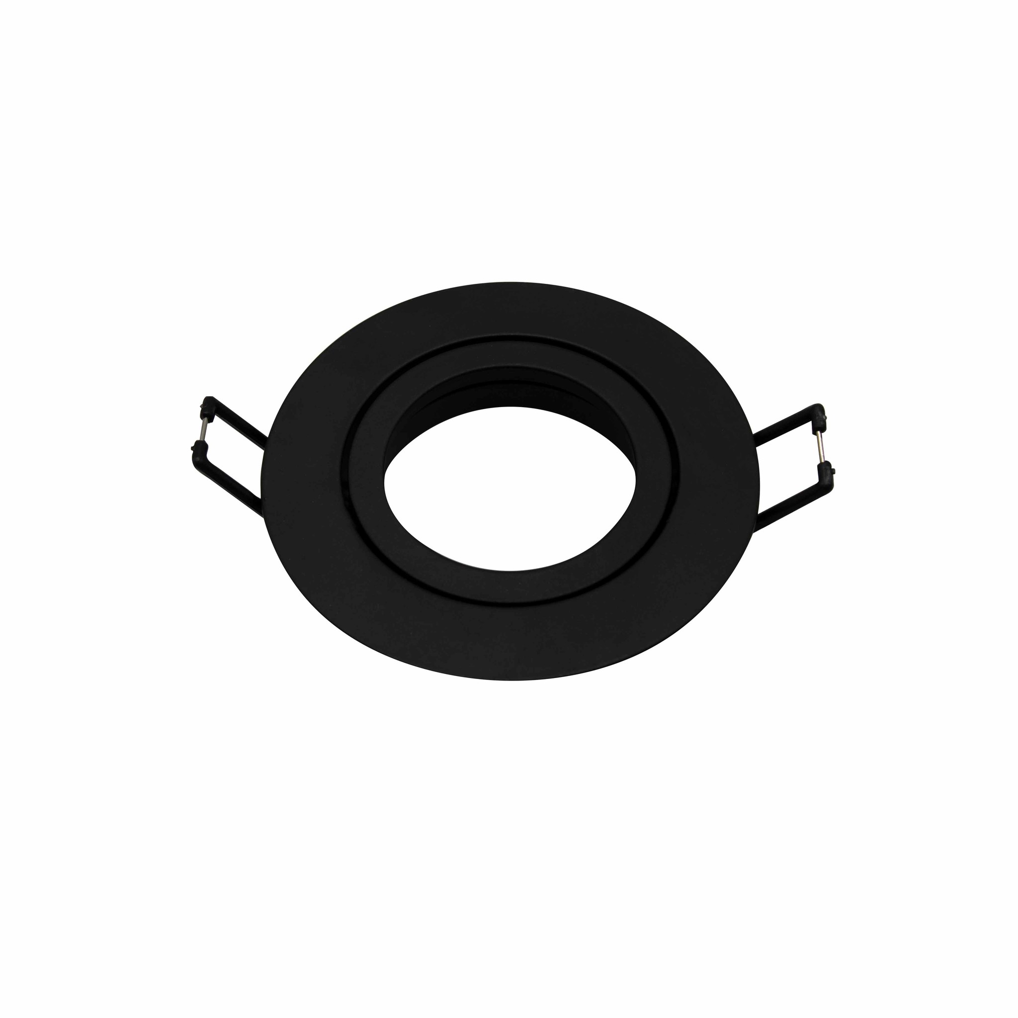 Moderne kantelbare inbouwspot zwart - Ida - PrikkabelLED.nl