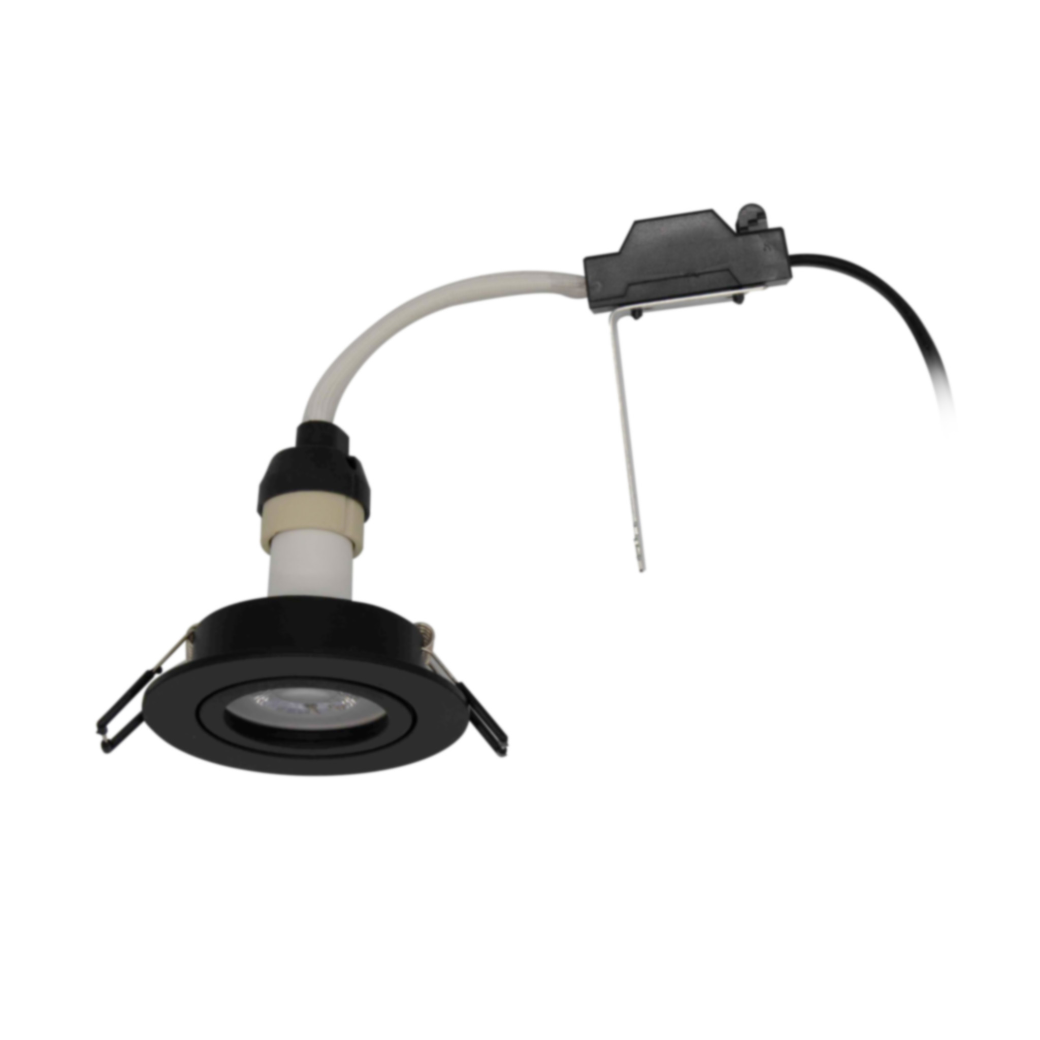 Moderne kantelbare inbouwspot zwart - Ida - PrikkabelLED.nl