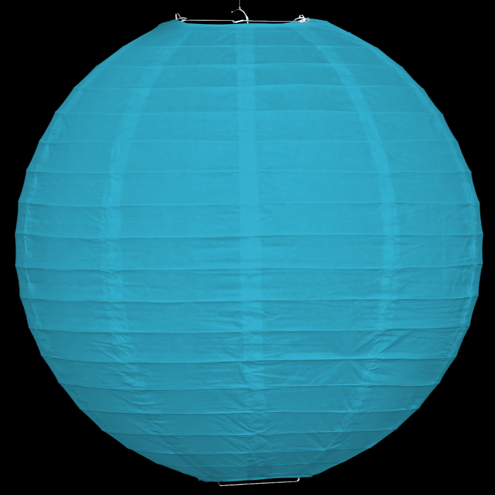 Blauwe nylon lampion voor buiten - PrikkabelLED.nl