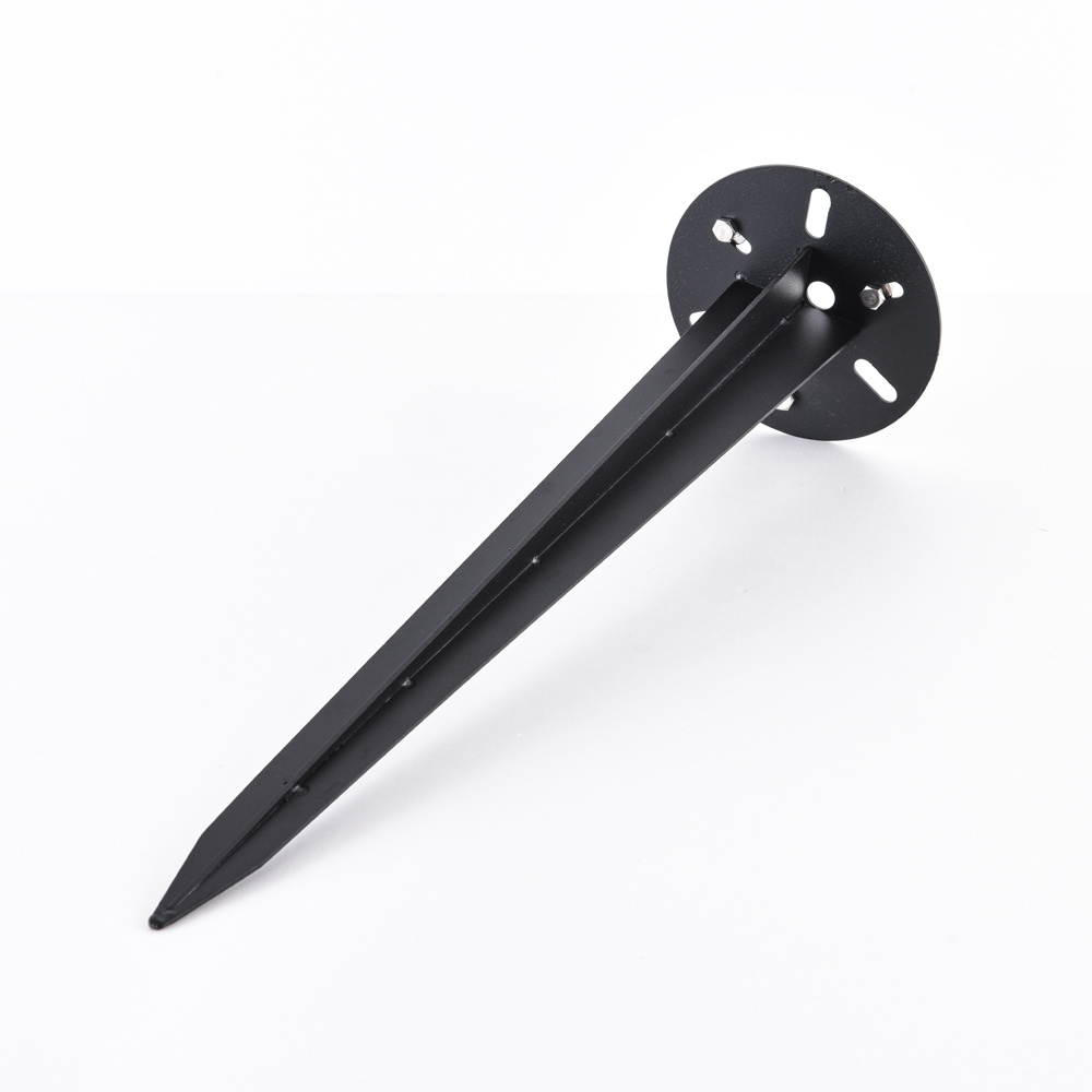 Universele grondpin Enzo, 50 cm - zwart - PrikkabelLED.nl