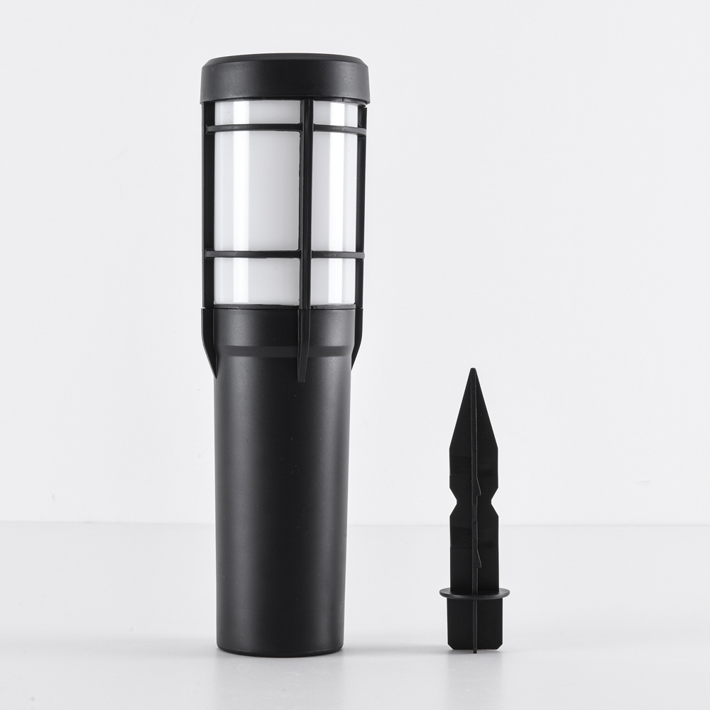 Solar lamp met vlameffect Nikko - zwart - PrikkabelLED.nl