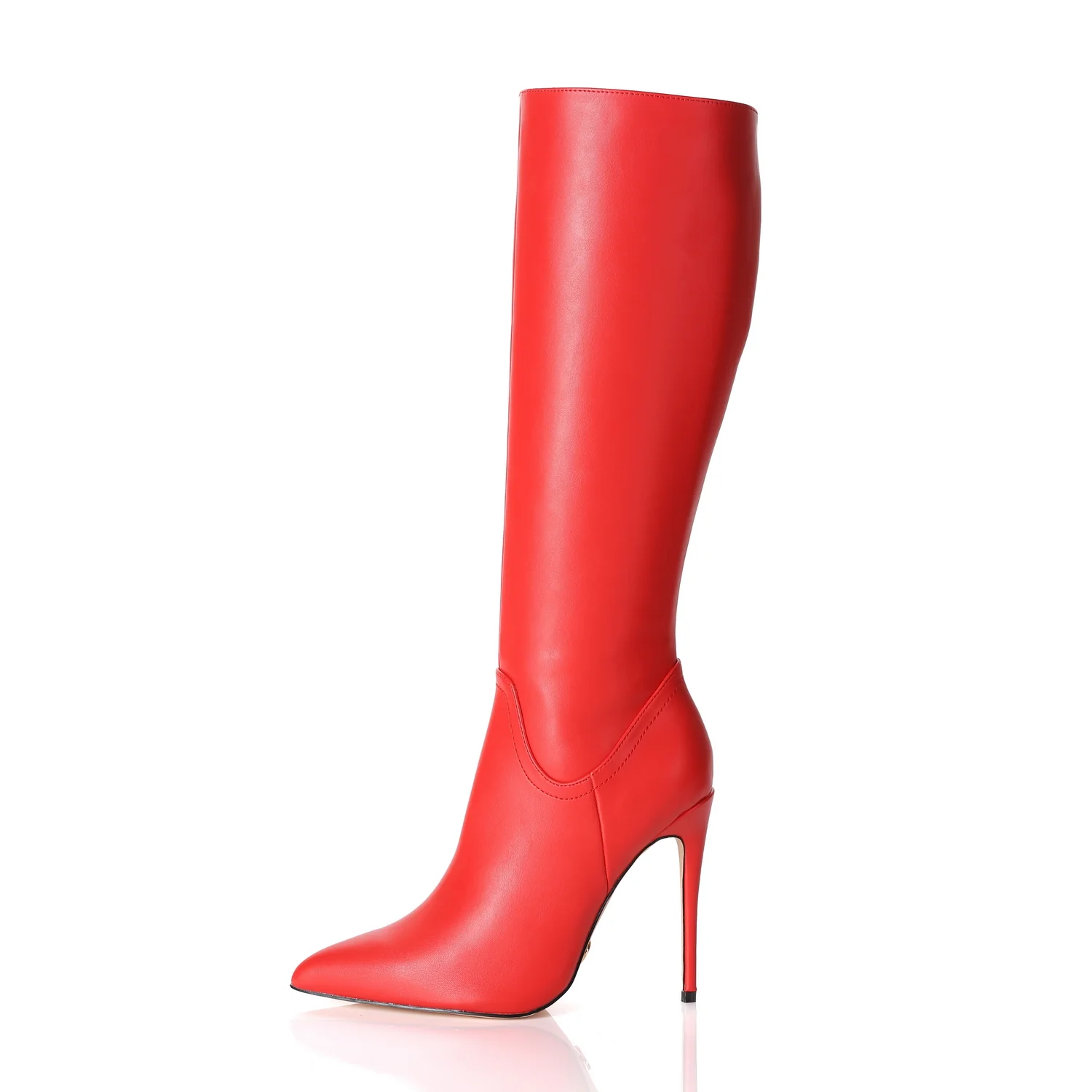 Giaro MILA | RED MATTE | KNEE BOOTS | Italian Style - Giaro High Heels ...