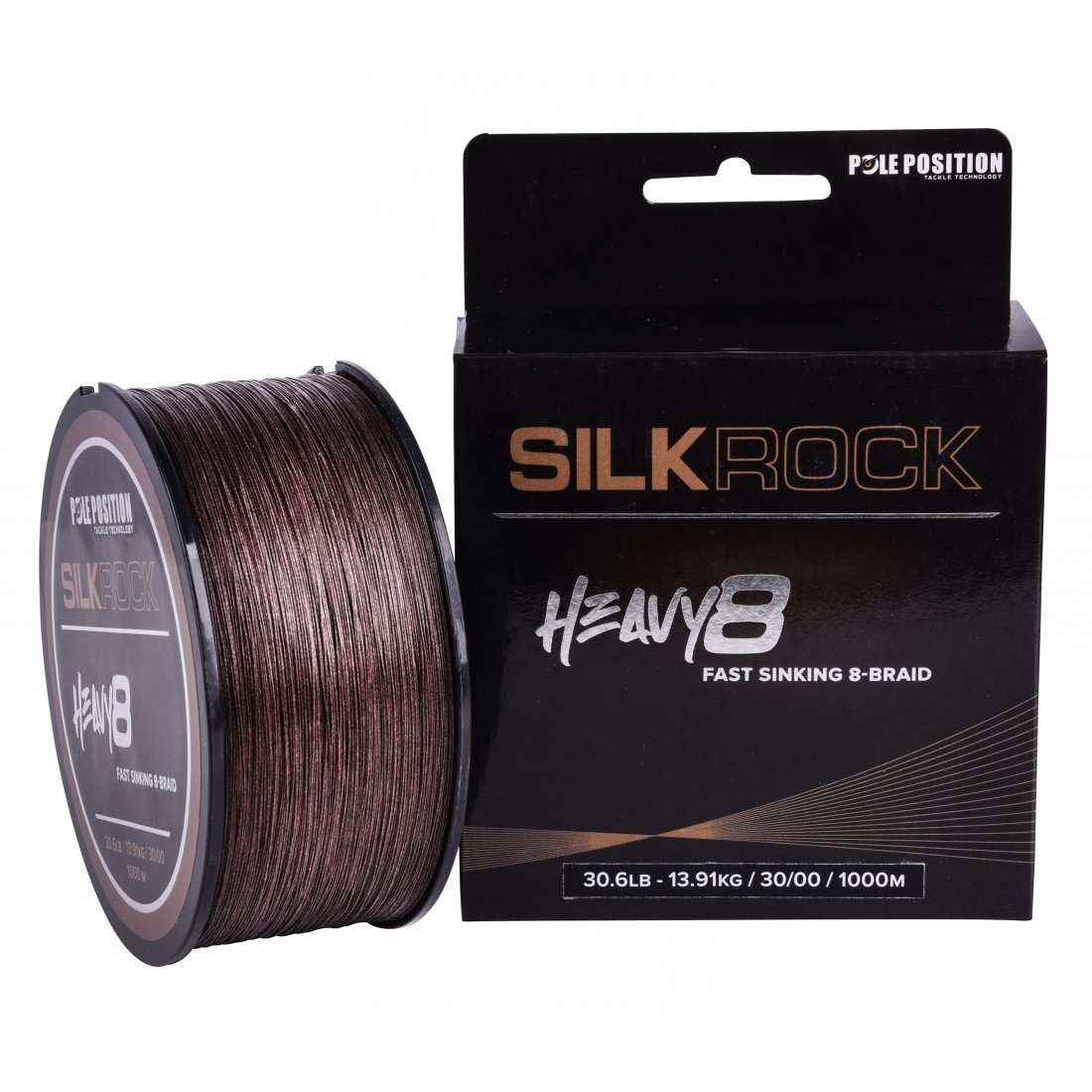 Pole Position Silkrock Heavy8 Brown 0,30mm 1000m - BFP Baits & BFP Carp ...