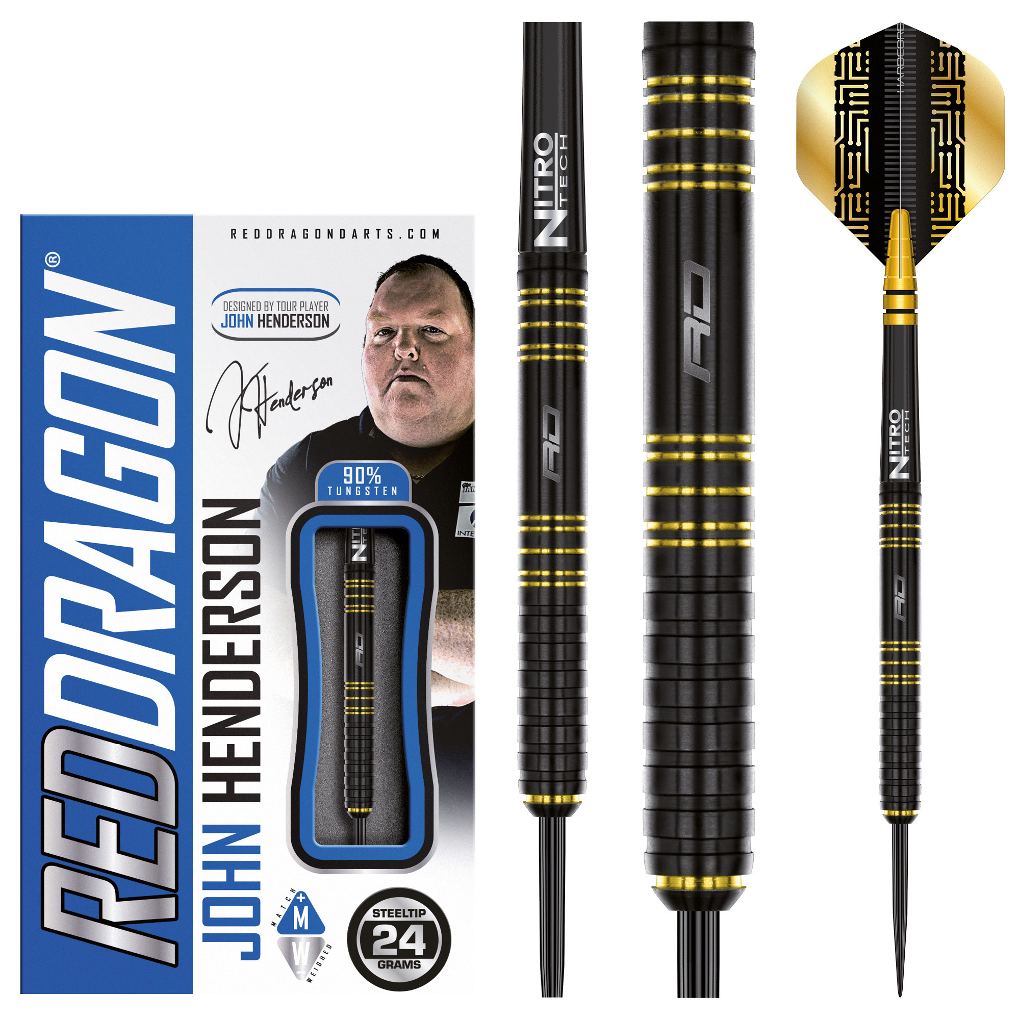 Lotki Red Dragon John Henderson S.E. 90% - Dartshopper.pl