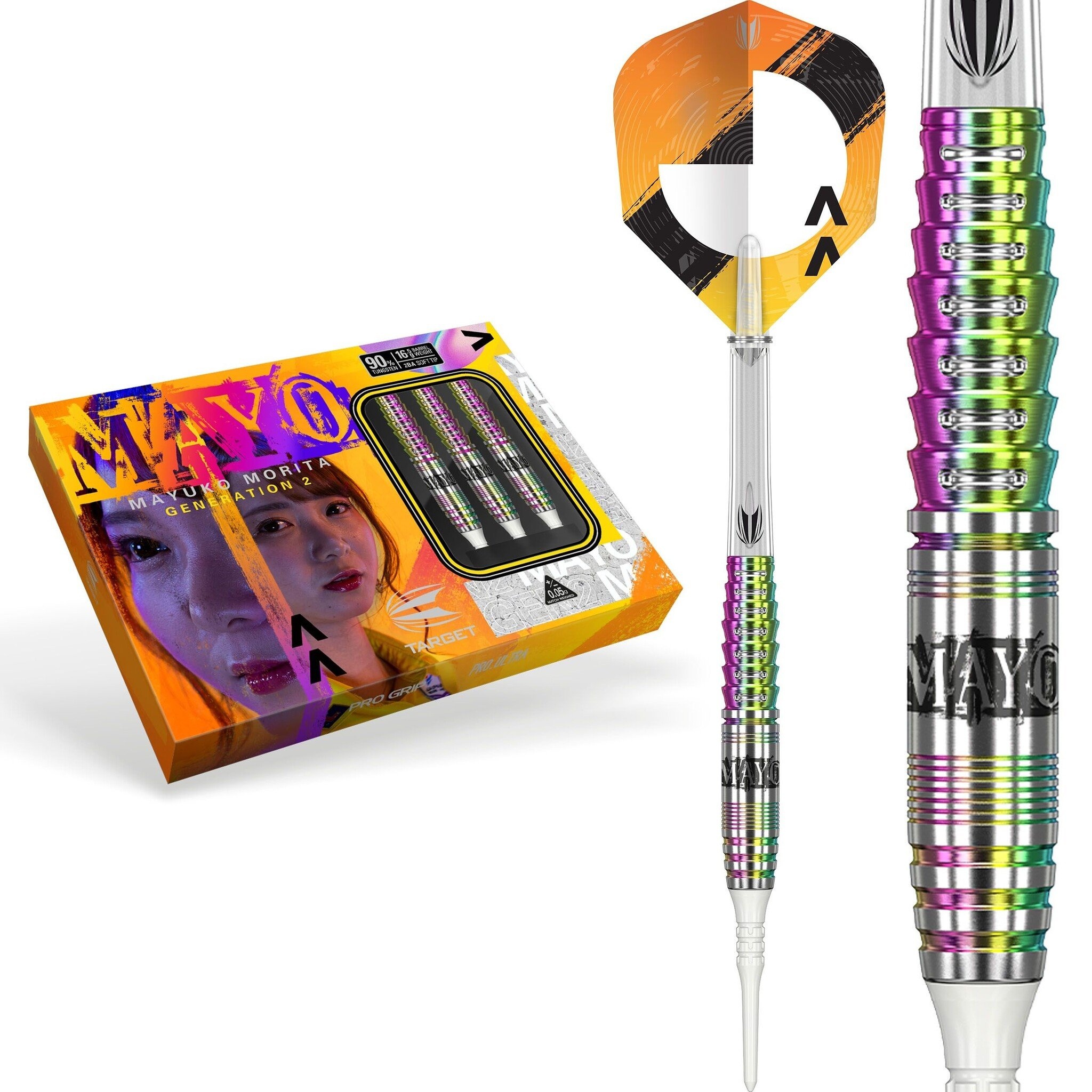 Lotki Soft Target Japan Mayuko Morito Mayo G2 90% - Dartshopper.pl