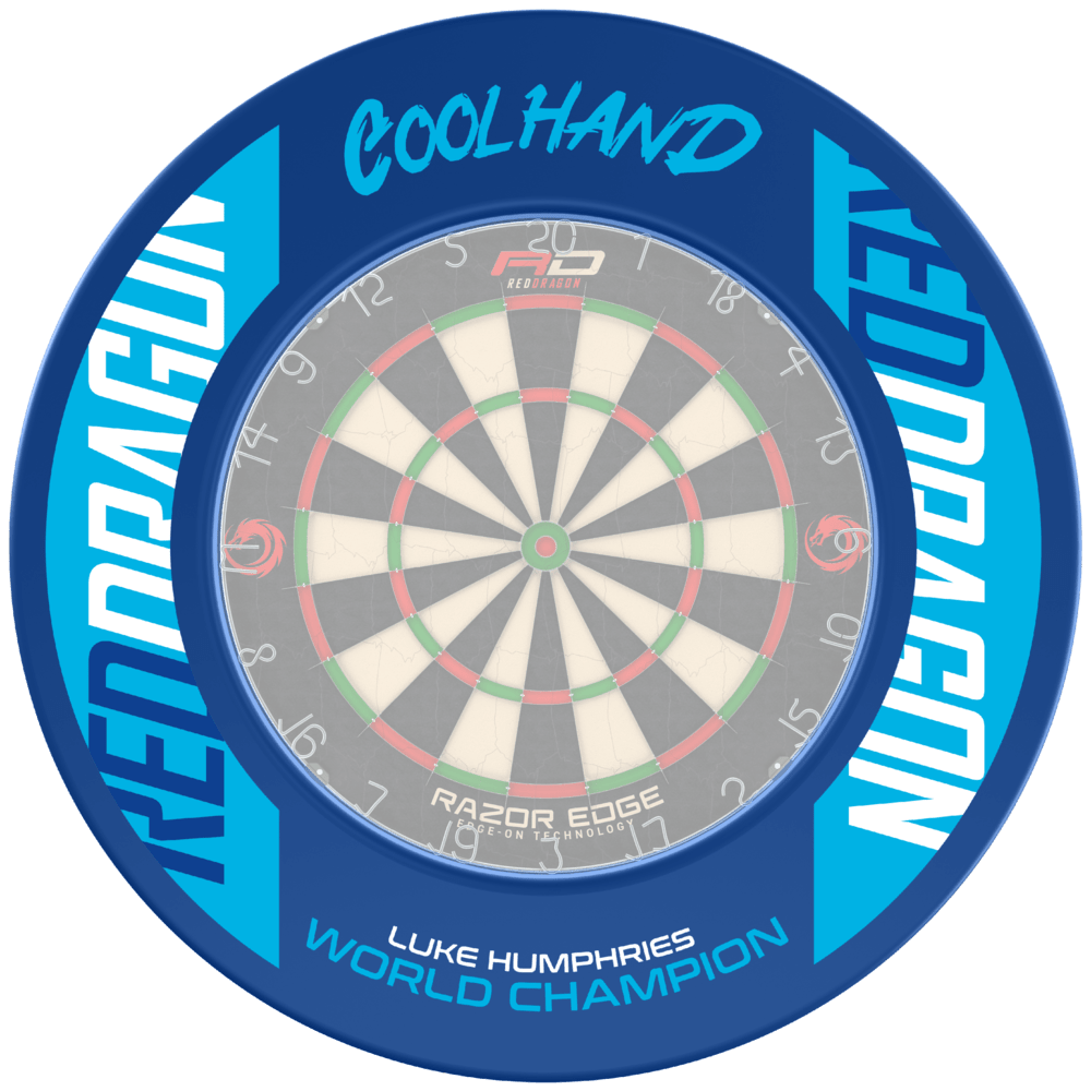 Red Dragon Luke Humphries World Champion Dartboard Surround - Dartshopper.pl