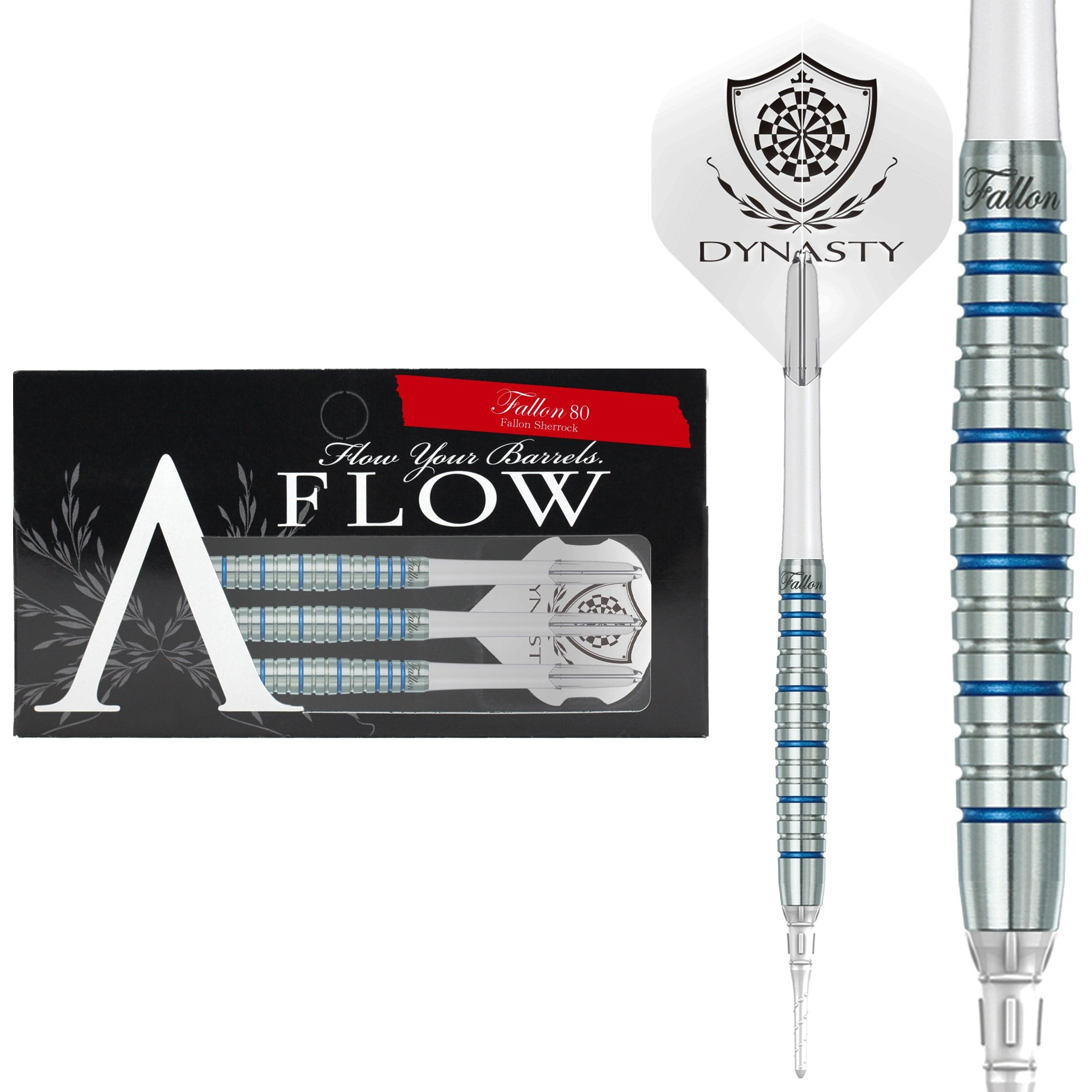 Lotki Soft Dynasty A-FLOW Fallon Sherrock Red Label 80% - Dartshopper.pl