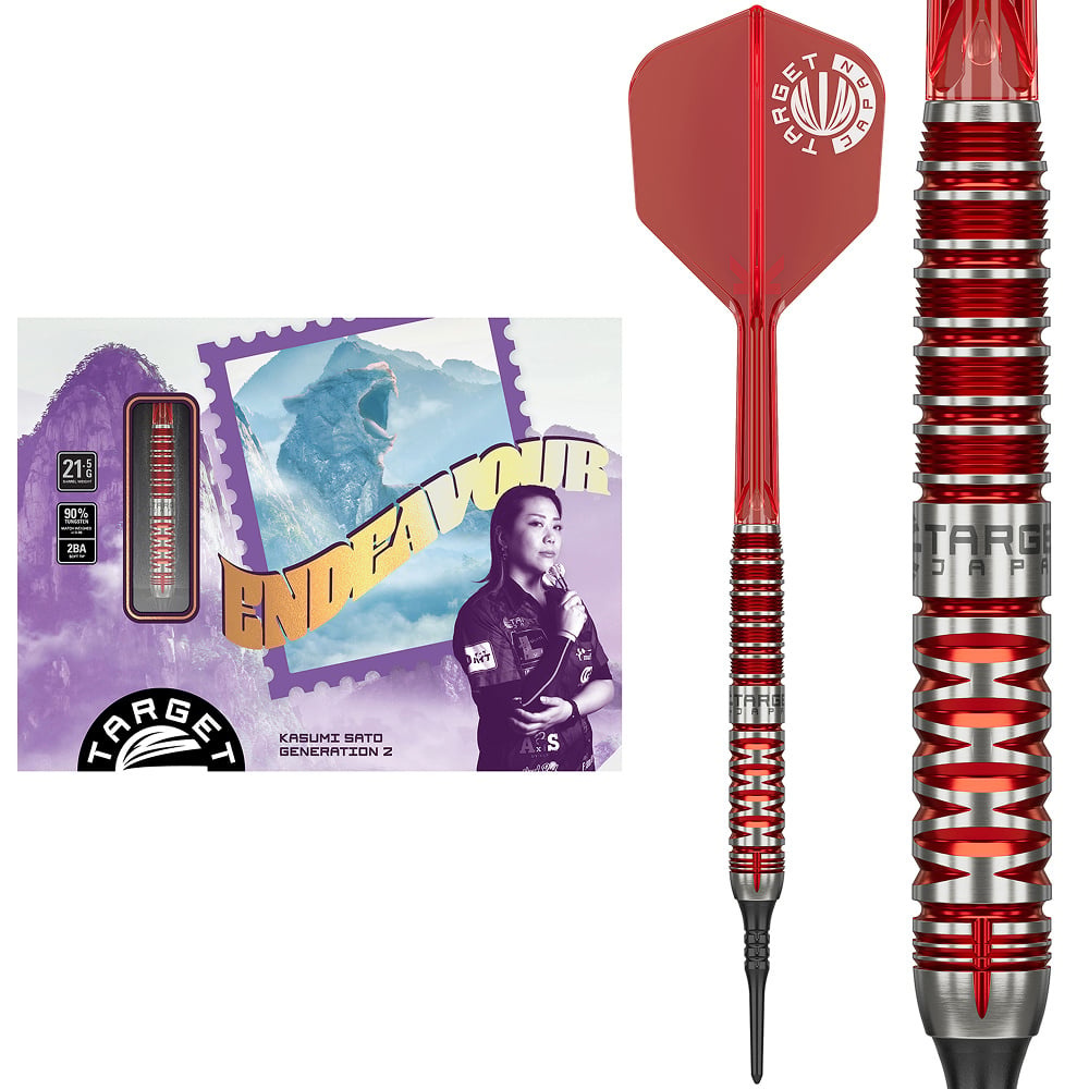 Lotki Soft Target Japan Kasumi Sato Endeavour G2 Max 90% - Dartshopper.pl