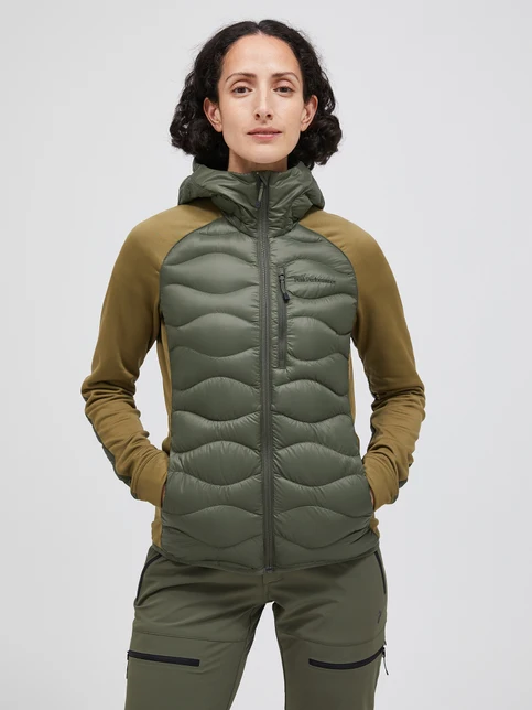 W Helium down hybrid hood (F 23) - Bergh Bvba