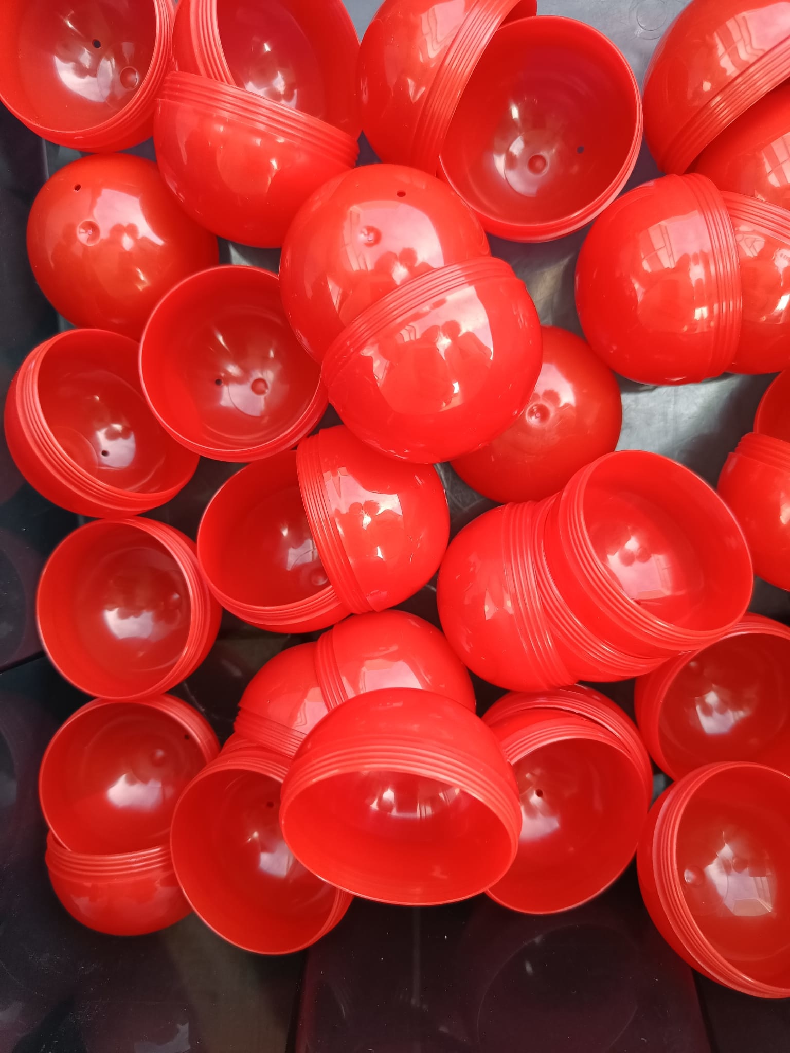Centennial-TC Lege Capsules 50 mm rood/transparant 100 stuks ...