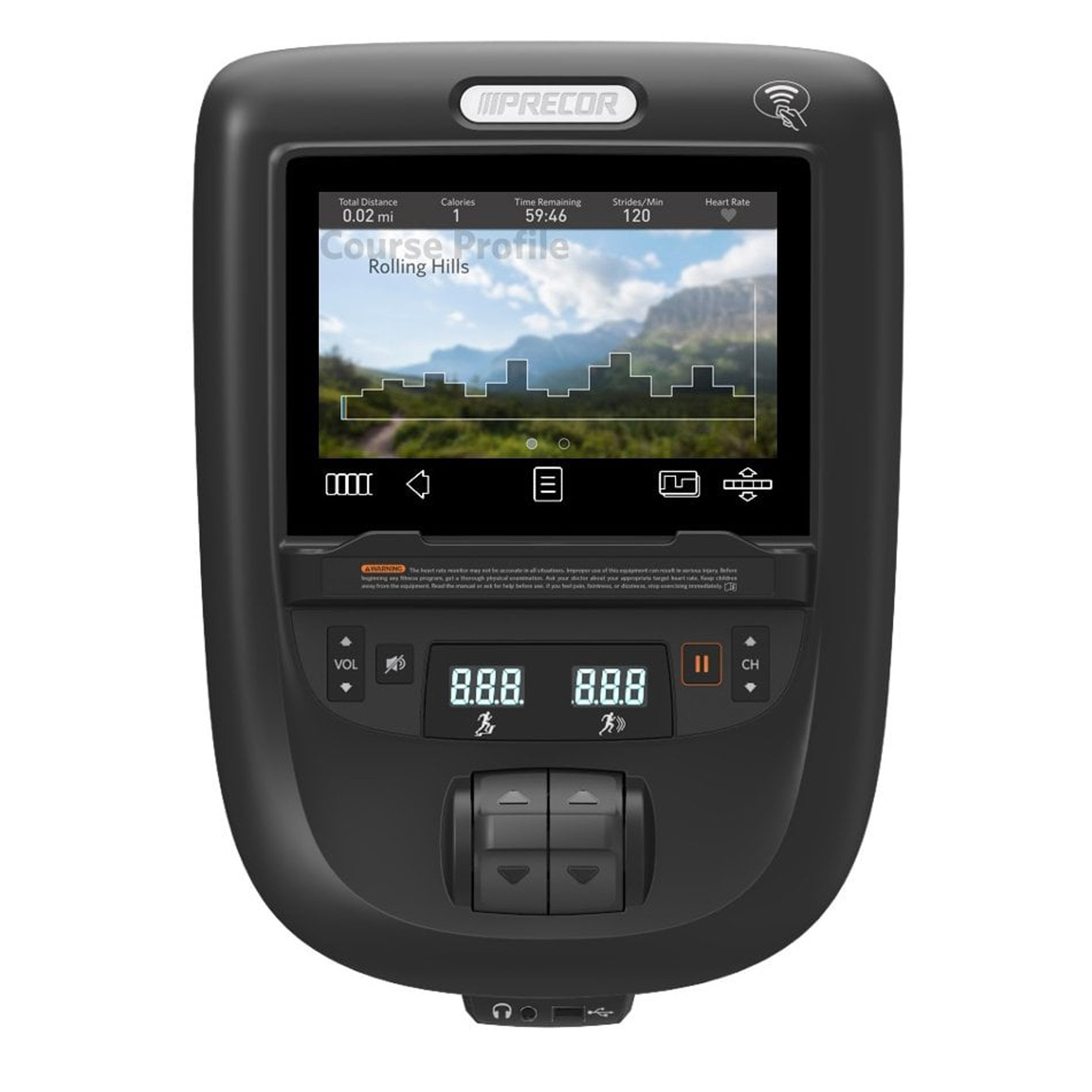 Precor EFX 865 met converging crossramp - Best Buy Fitness