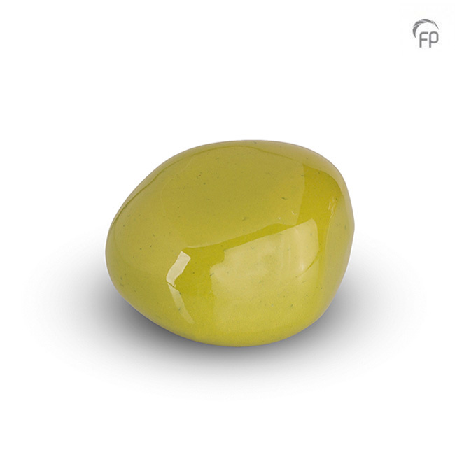 KK 028 Cuddle Stone glossy apple-green - Funeral Products B.V.