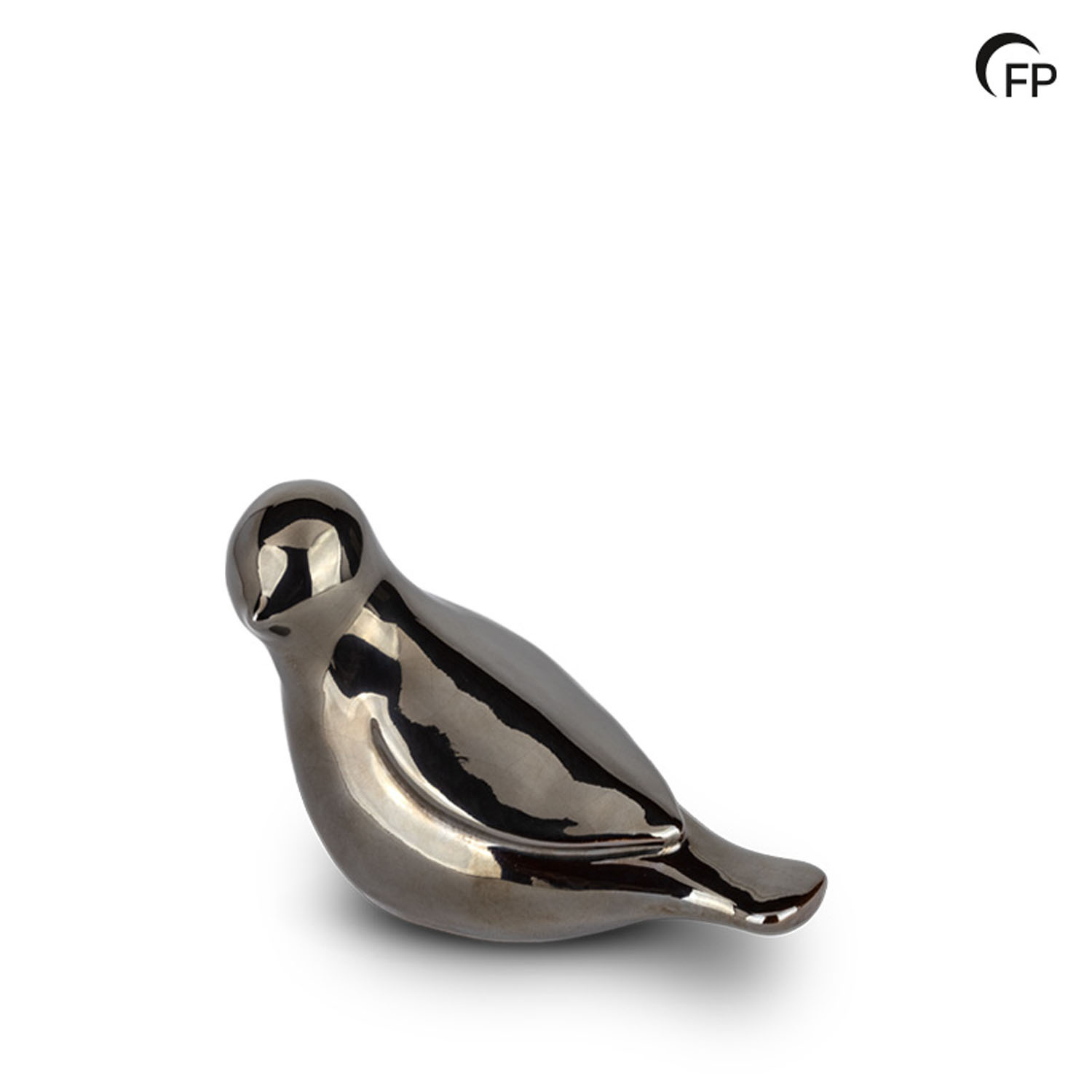 FPU 082 Ceramic art urn keepsake Whistling Bird - Funeral Products B.V.