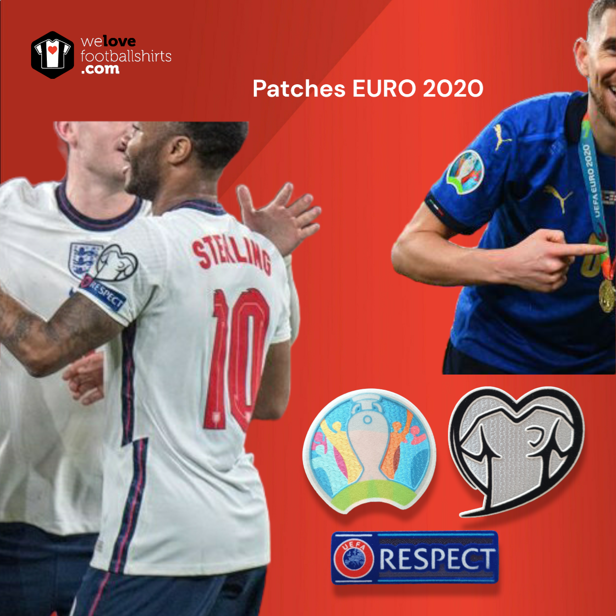 Patches UEFA EURO 2020 - WeLoveFootballShirts.com