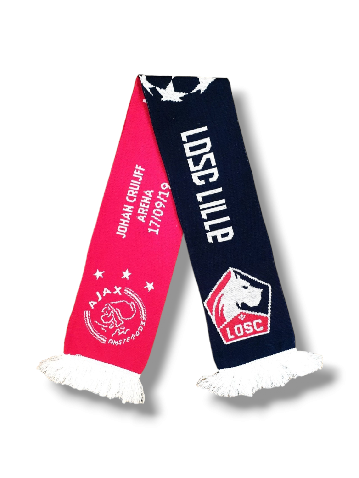 Original Football Scarf AFC Ajax - LOSC Lille - WeLoveFootballShirts.com