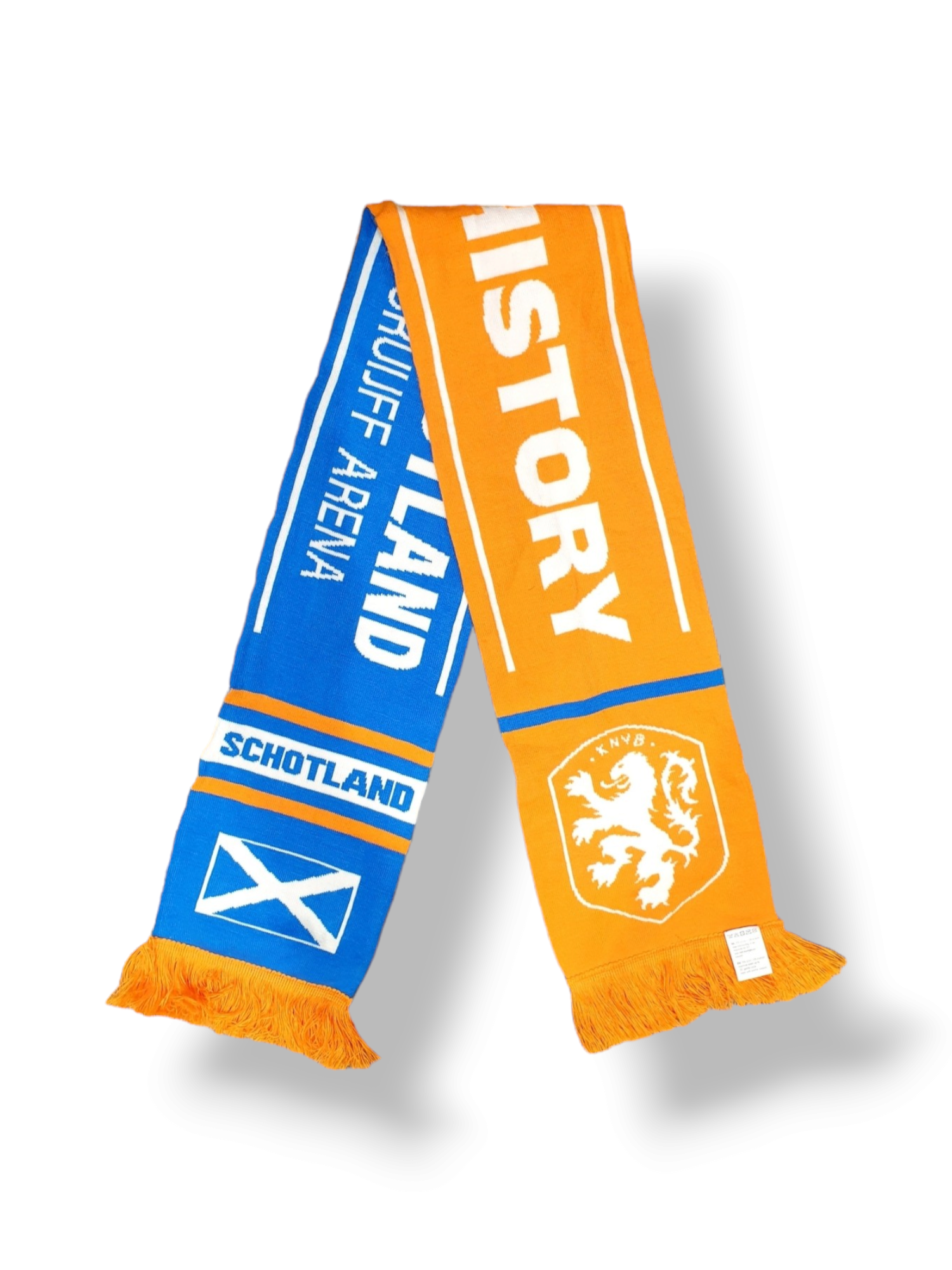 Original Football Scarf Netherlands - Scotland - WeLoveFootballShirts.com