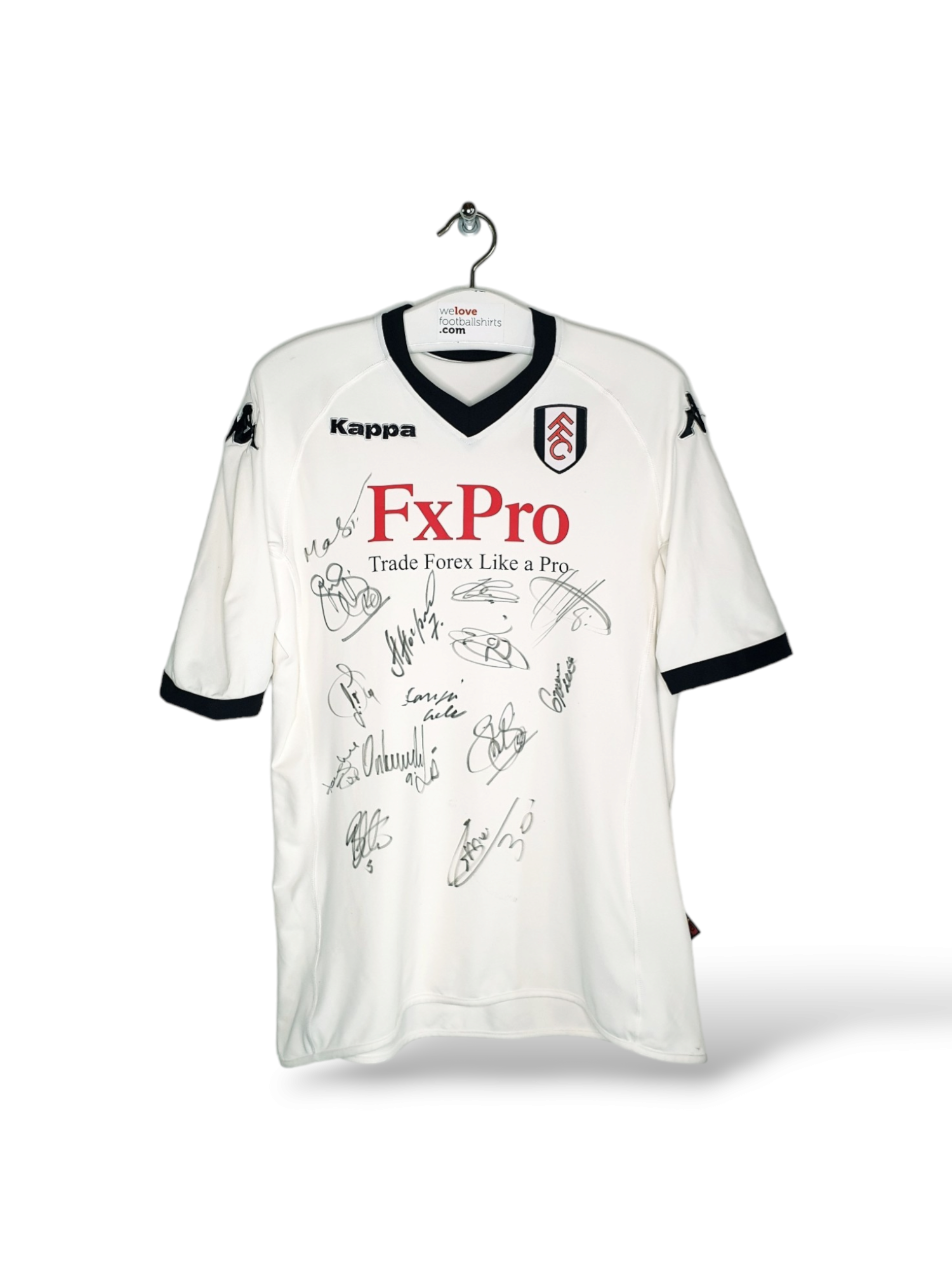 signed vintage football shirt Fulham 2011/12 - WeLoveFootballShirts.com