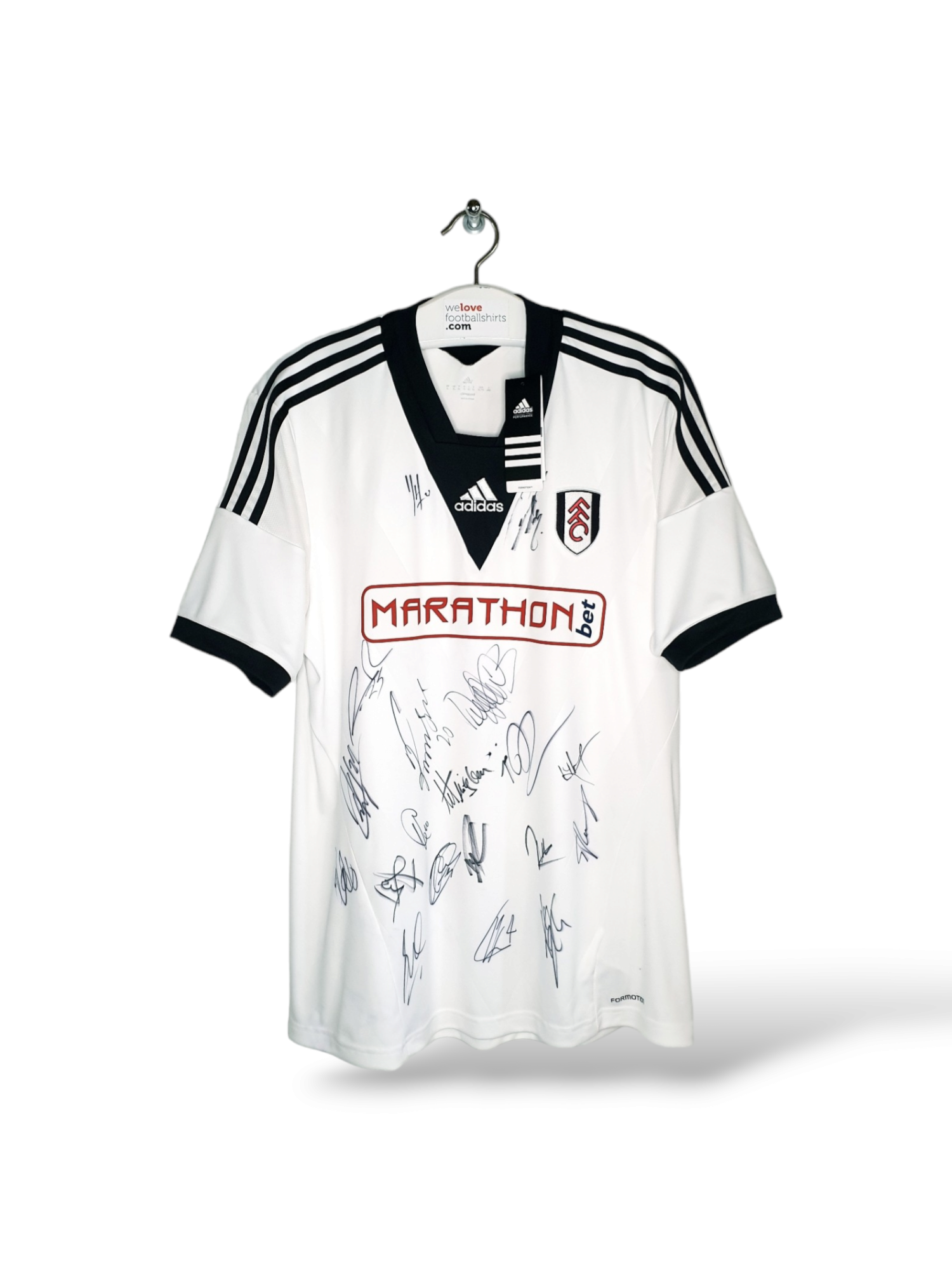 signed vintage football shirt Fulham 2013/14 - WeLoveFootballShirts.com