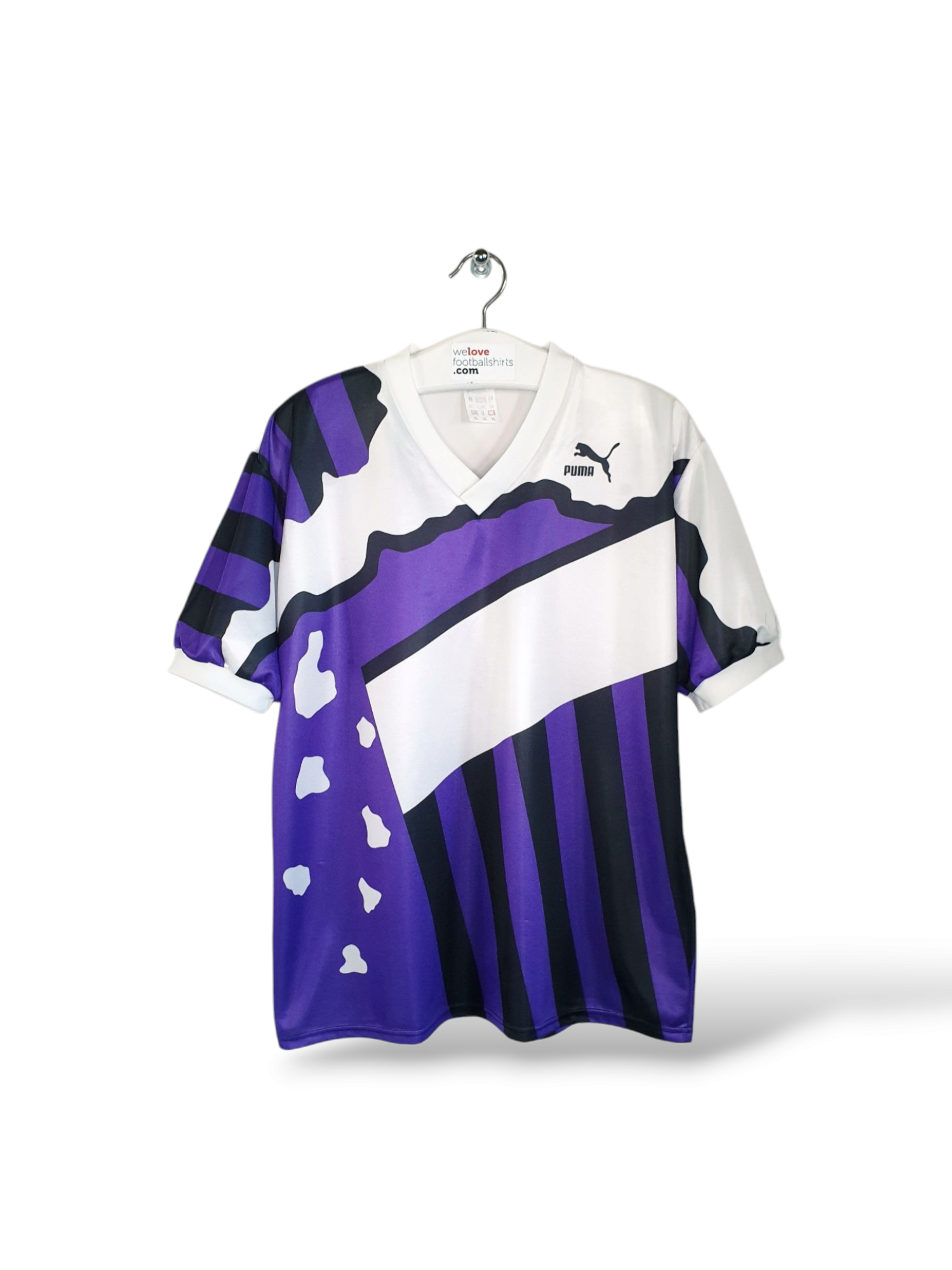 Retro vintage football shirt Puma template 90s - WeLoveFootballShirts.com