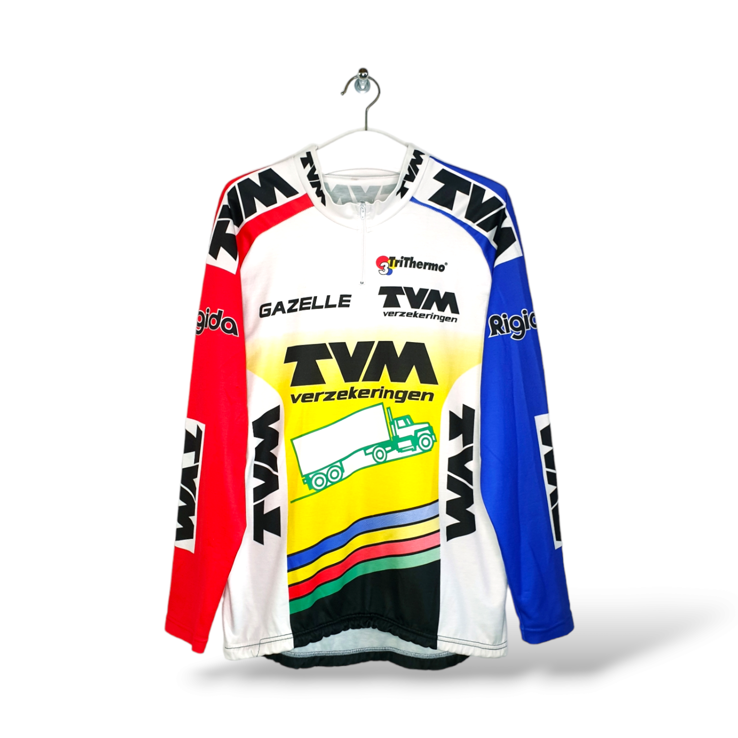 Original Rigida vintage cycling shirt TVM-Polis Direct 1995 ...