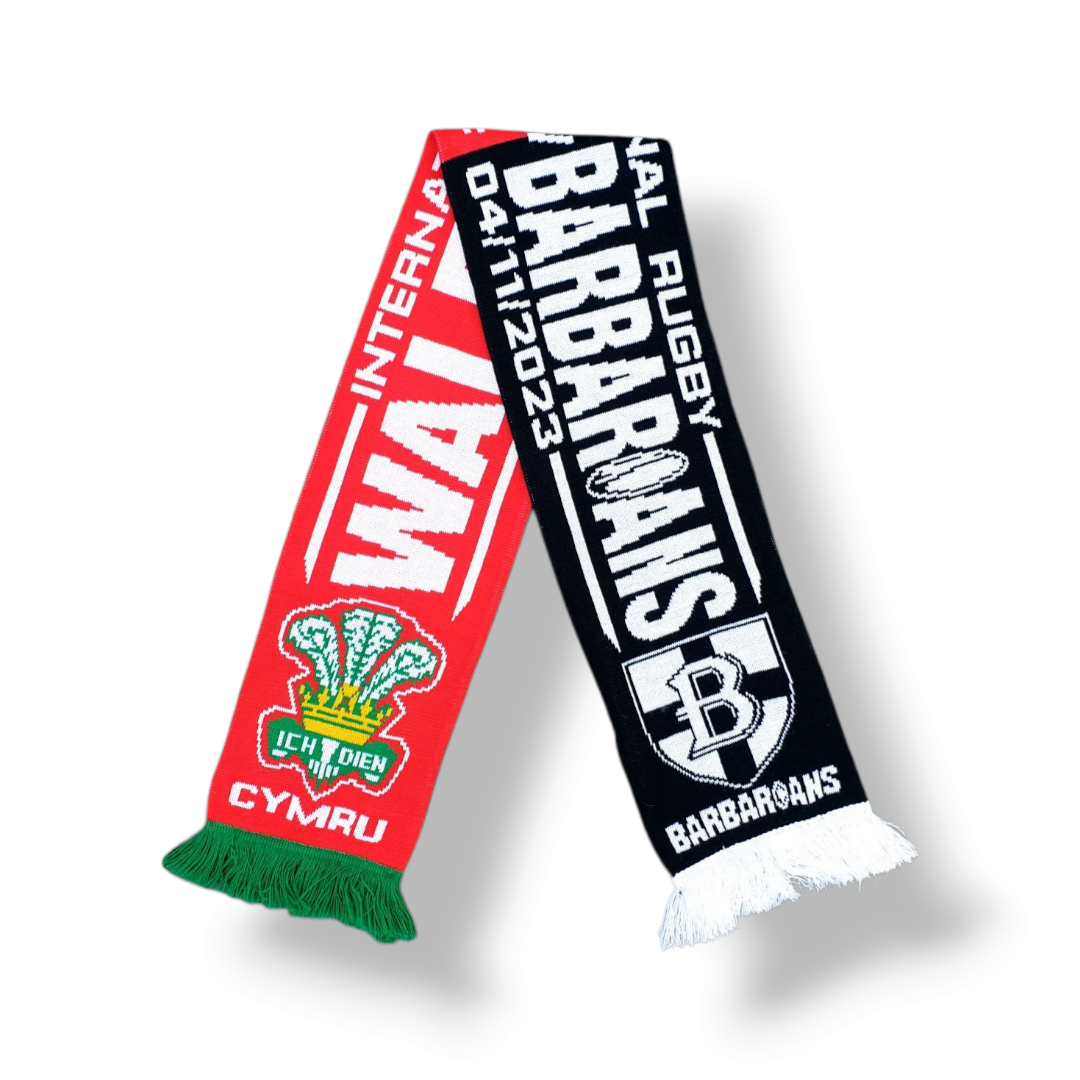 Rugby Fan Scarf Wales - Barbados - WeLoveFootballShirts.com