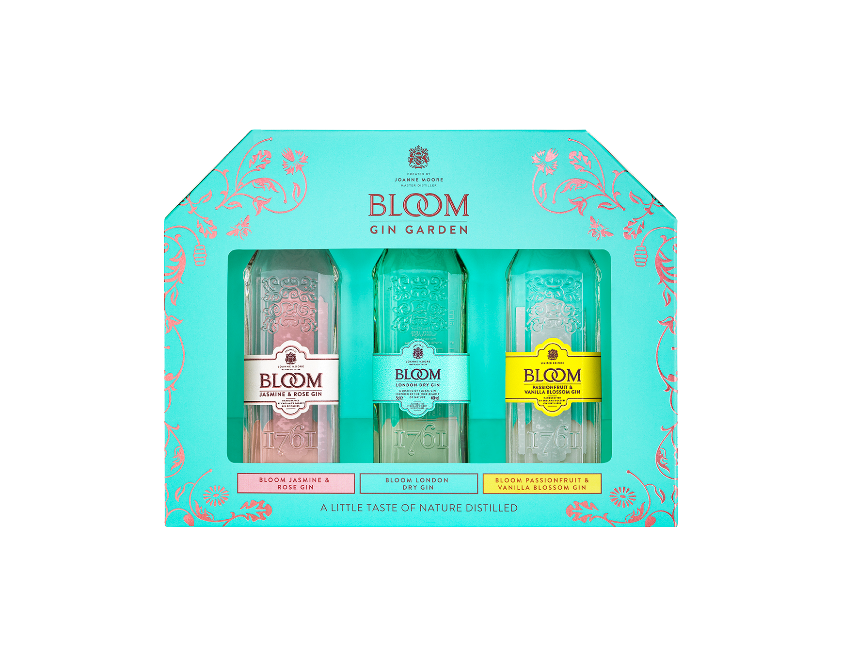 Bloom Gin Garden 3x 5cl giftpack - Club Gin