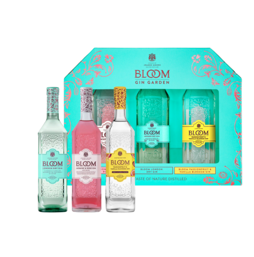 Bloom Gin Garden 3x 5cl giftpack - Club Gin