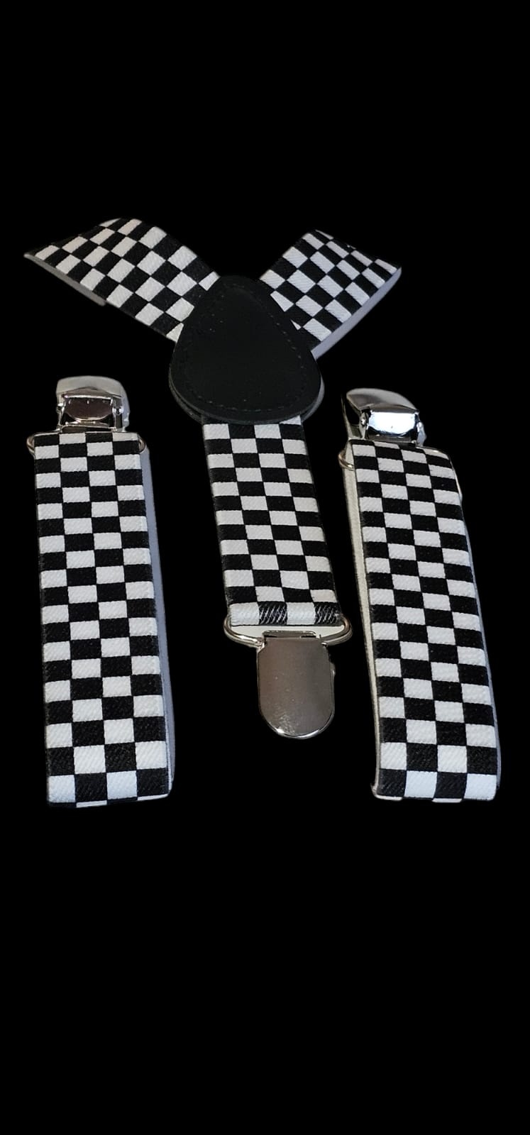 Braces with checkerboard motif - ACACIA DECORS