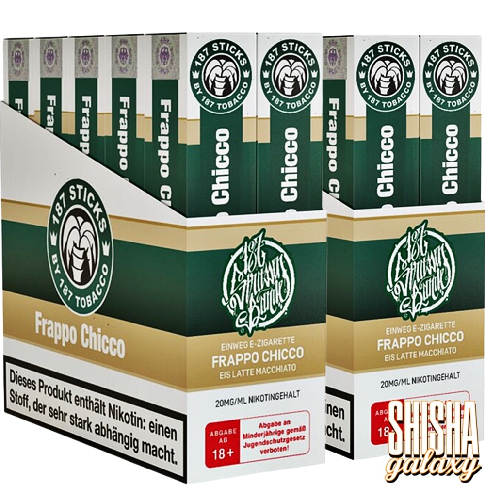 187 Vape - Frappo Chicco - E-Shisha Set - 20er Pack - günstig kaufen ... 187 Vape - Frappo Chicco - E-Shisha Set - 20er Pack - günstig kaufen ...