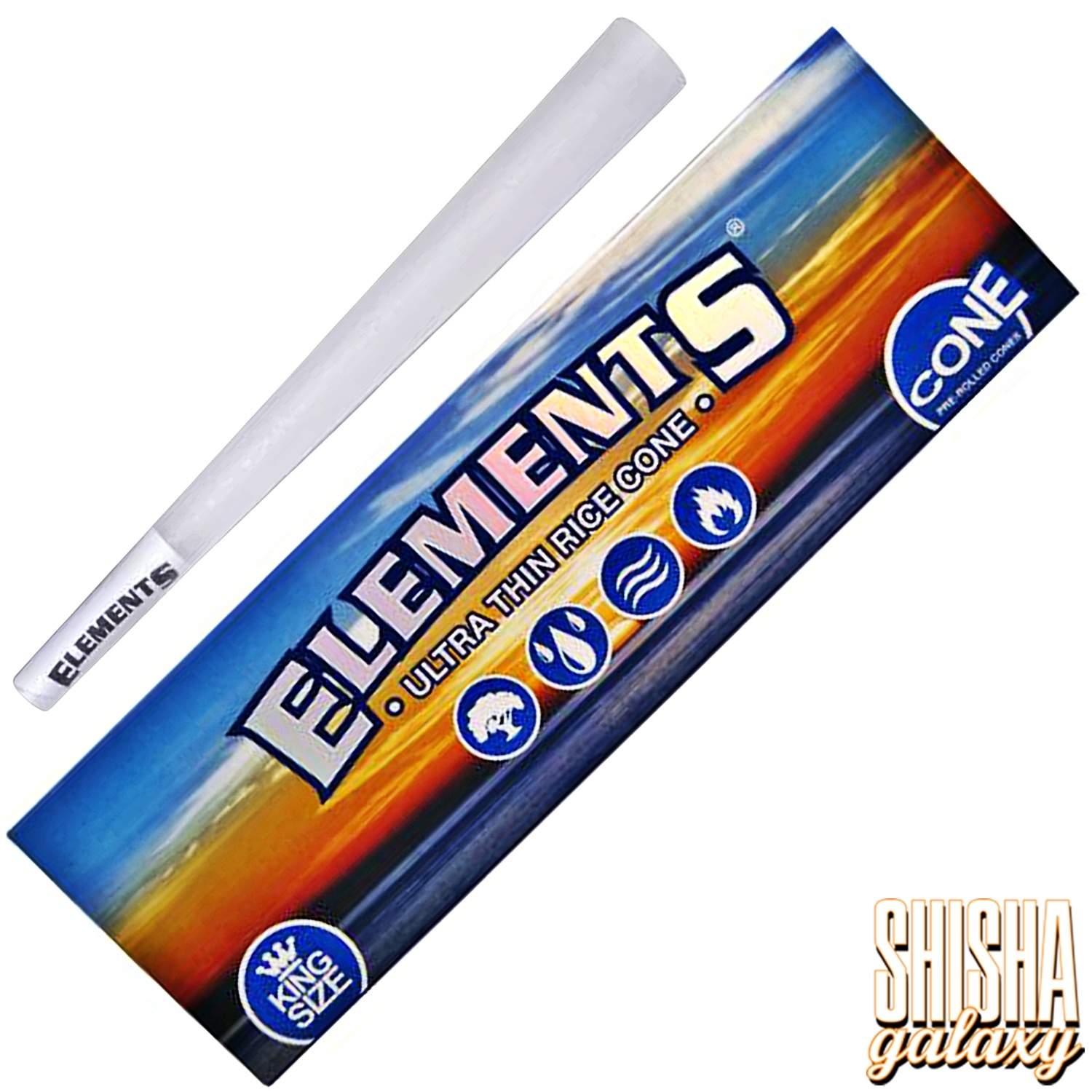 Elements - King Size - Ultra Thin - 109 mm - Cones - 40 Stück - Shisha ...