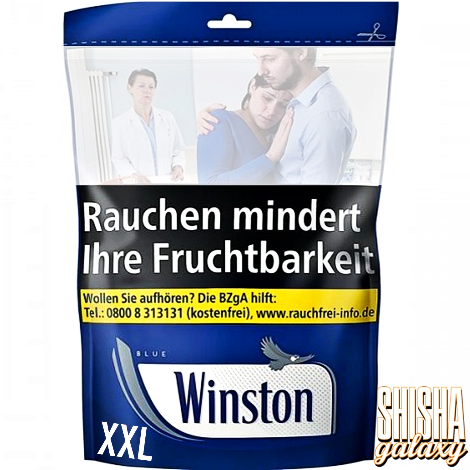 Winston - Blue - Volumentabak - XXL Beutel - 110g - Tabak günstig ...