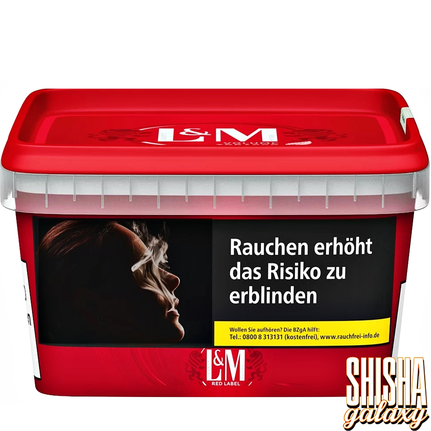 L&M - Rot - Volumentabak / Stopftabak - Box - 125g - shishagalaxy.de
