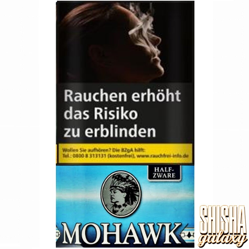 Mohawk - Blue - Halfzware - Tabak / Drehtabak - Pouch - 30g - Shisha ...