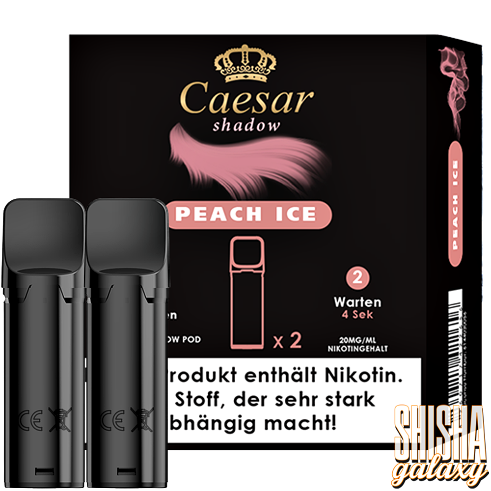 Caesar Shadow - Peach Ice - Liquid Pod - 2ml - Nikotin 20mg - 2er Pack ...