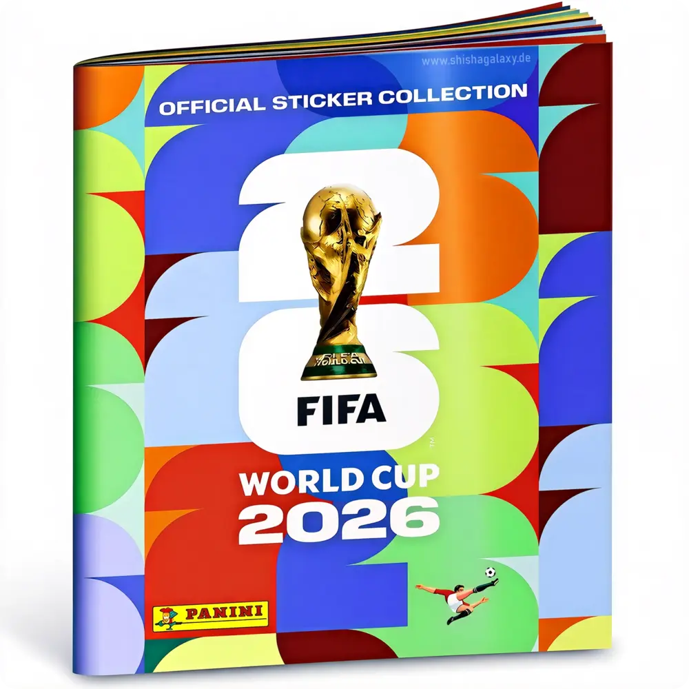 Panini WM Sticker 2026 – Offizielles Stickeralbum / Heft - Shisha Galaxy