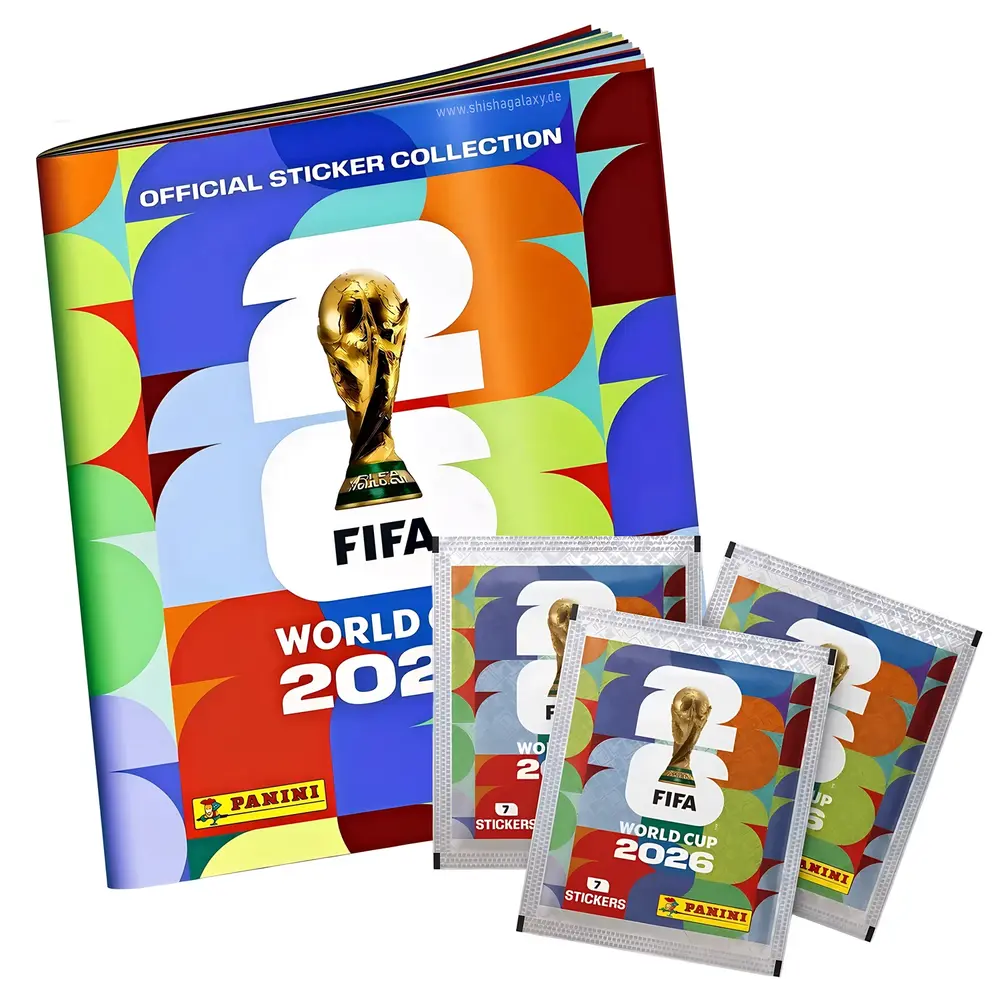 Panini WM Sticker 2026 – Offizielles Stickeralbum / Heft - Shisha Galaxy