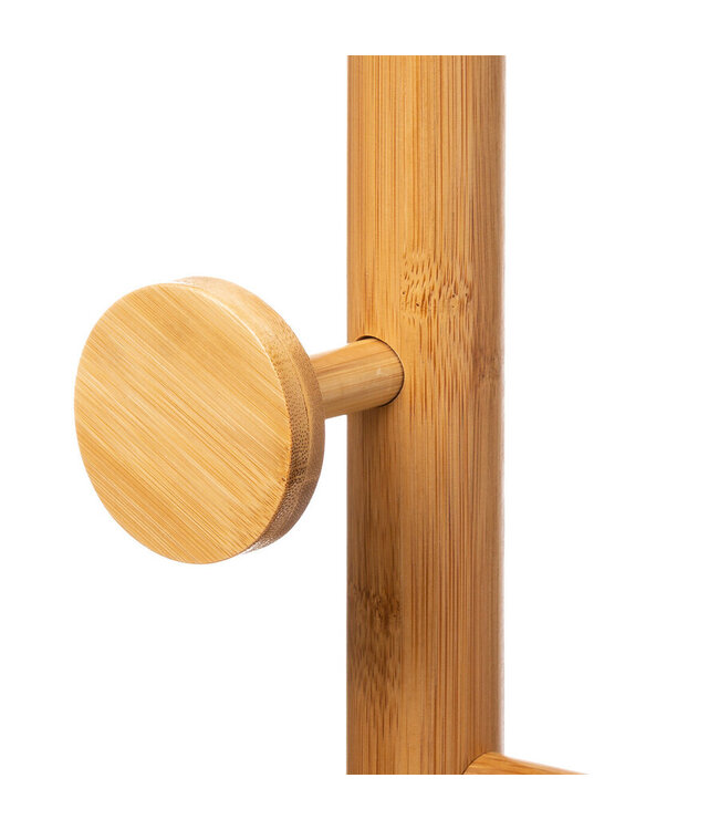 Bamboo Tree Coat Rack - 8 hooks - 175 x 38 cm - Koning Bamboe