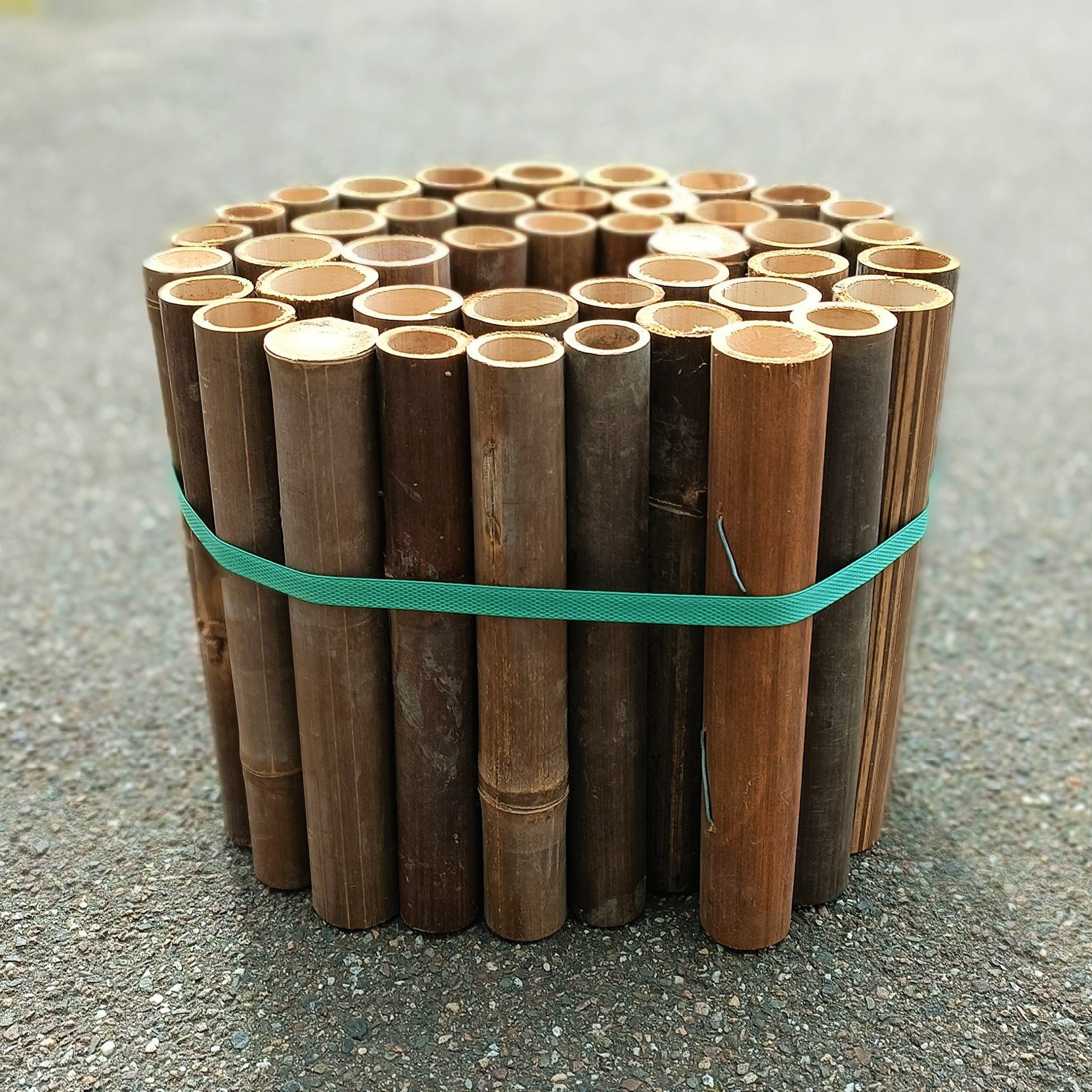 Flexibel Bamboe Rolborder - 30x200cm - Donker - Koning Bamboe