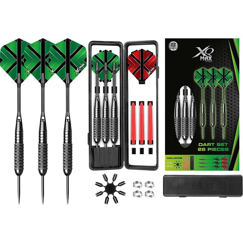 Dart Set 3x 22g Steeltip – 28 Pieces - Koning Bamboe