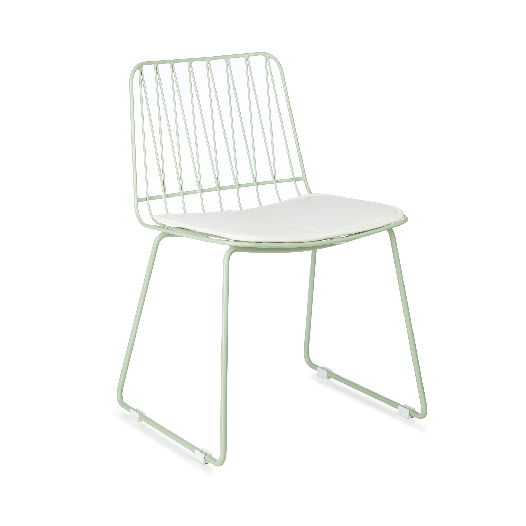 Hippie Chair – Metal – Sea Green – Set of 2 - Koning Bamboe