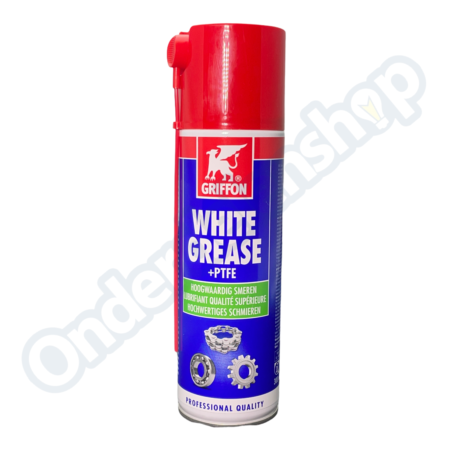 white grease spray PTFE vet spray - Onderdelenshop