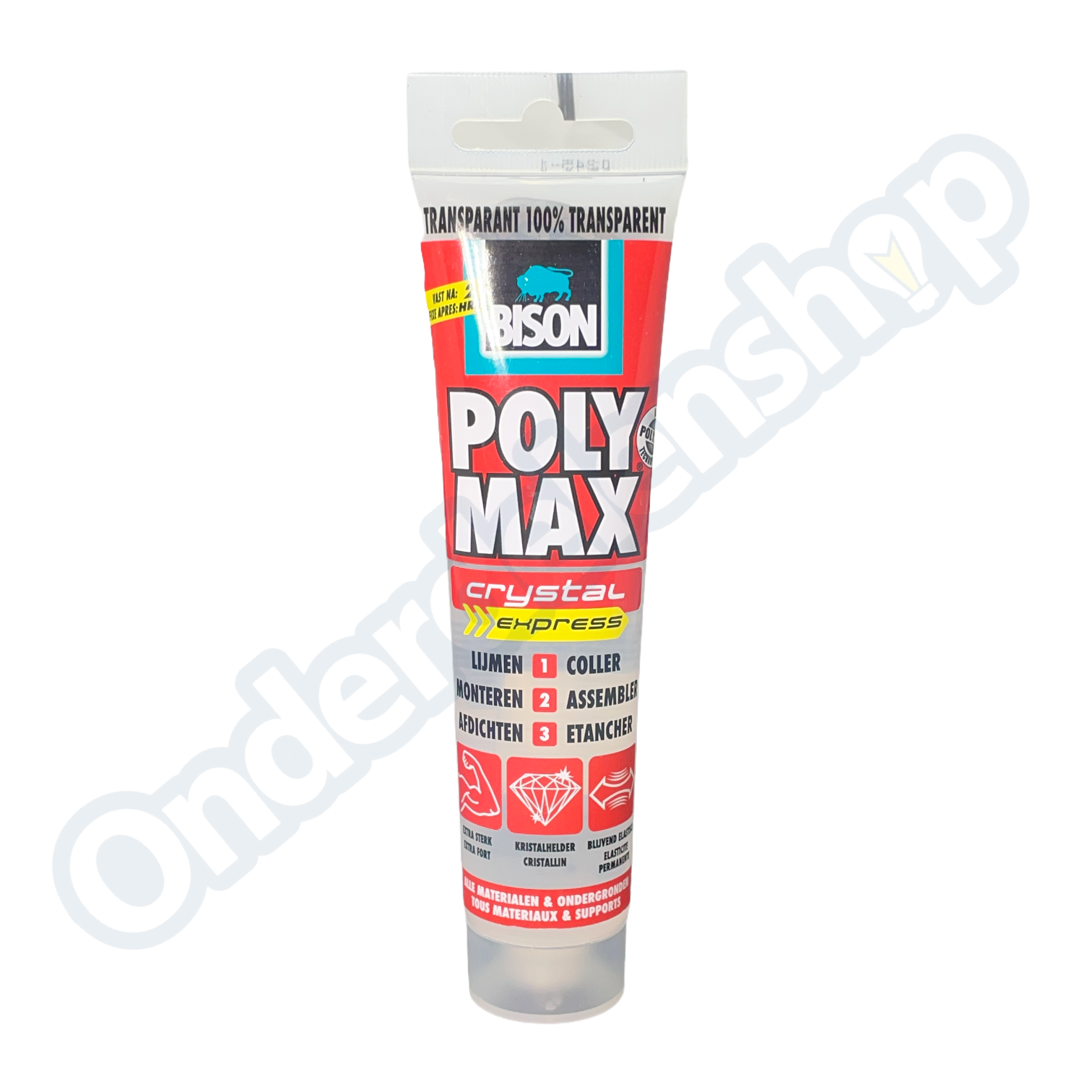 Lijm Polymax, kleur transparant - Onderdelenshop