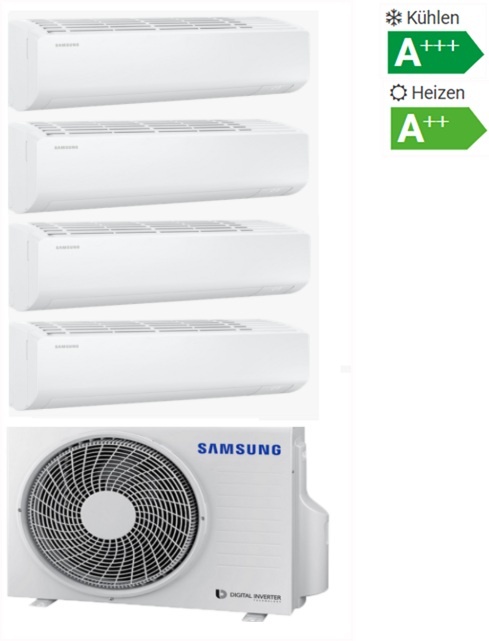 Set-Samsung Comfort Nasa Klimaanlage für 3 Räume - Klimaonline.shop